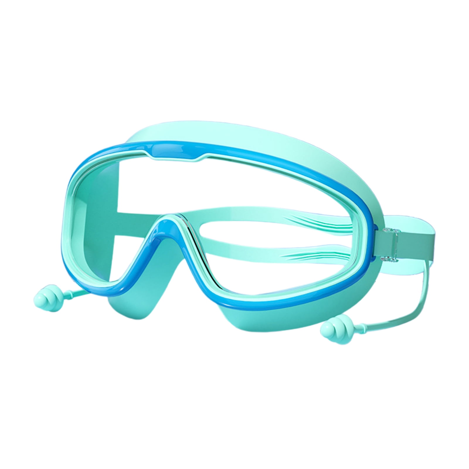 Kid Swimming Goggles for Kids 3-16 Wide View Swim Goggles with Nose ...