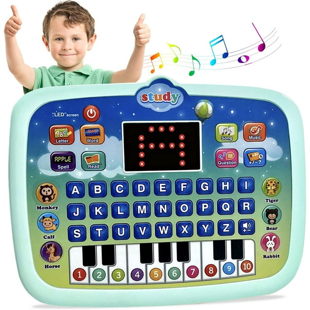 Smart Touch Kid Tablet: Toddler Learning Pad, Teach Music/Piano/ABC ...