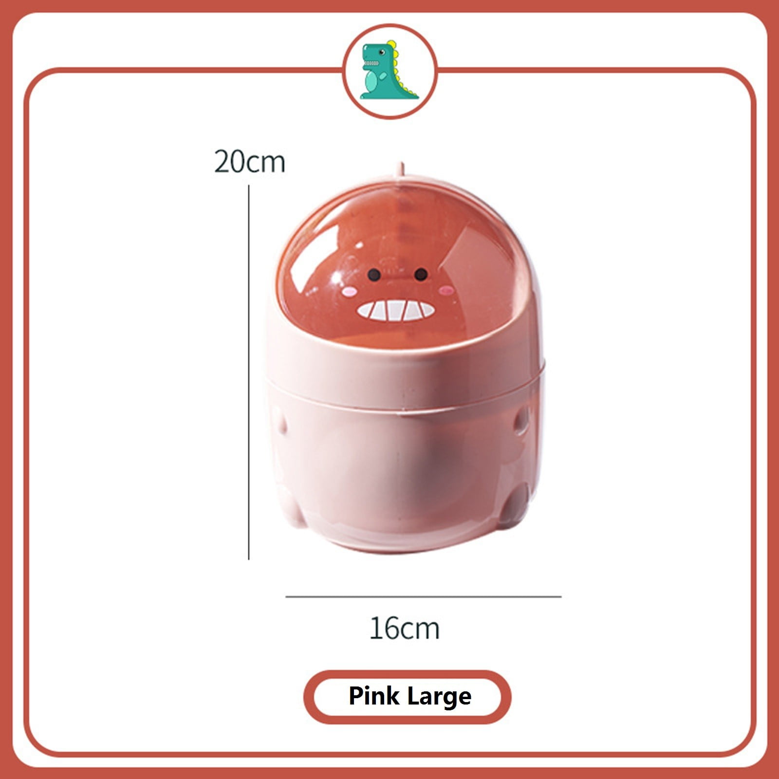 Kid Trash Cans For Rooms - Cartoon Dinosaur Mini Desktop Trash Can ...