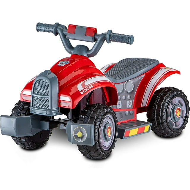 Kid Trax Nickelodeon's Paw Patrol Marshall Toddler 6 Volts Quad ...