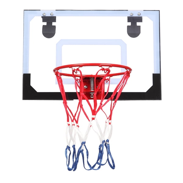 Kid Wall Mount Basketball Hoop Set with Shatter-Resistant PVC Backboard ...