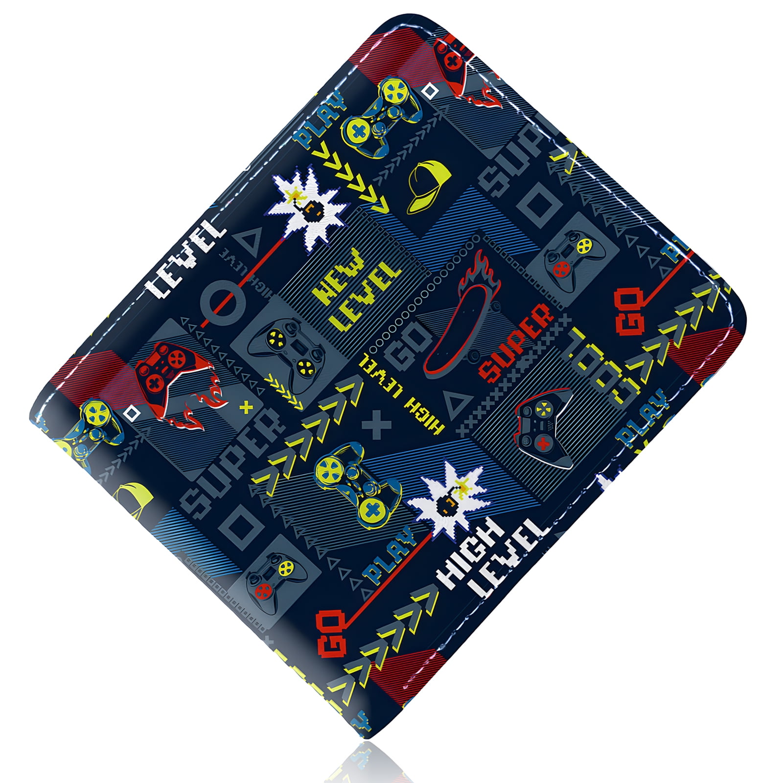 Kid Wallet for Boys with Coin Pocket Cool Design Slim Bi-Fold Wallets ...