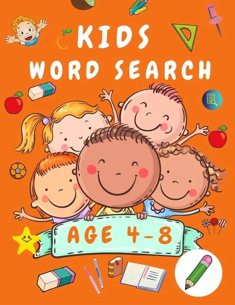 Kid Word Search Book Age 4-8: First Kids Word Search Puzzle Book ages 4 ...