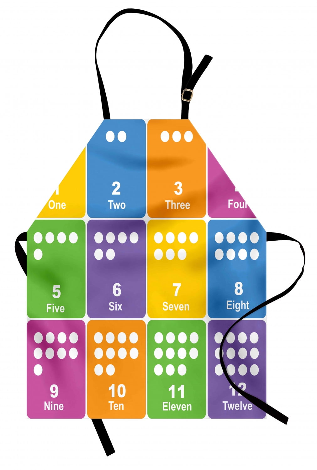 Kid's Activity Apron Learning the Numbers Themed Educational Design ...