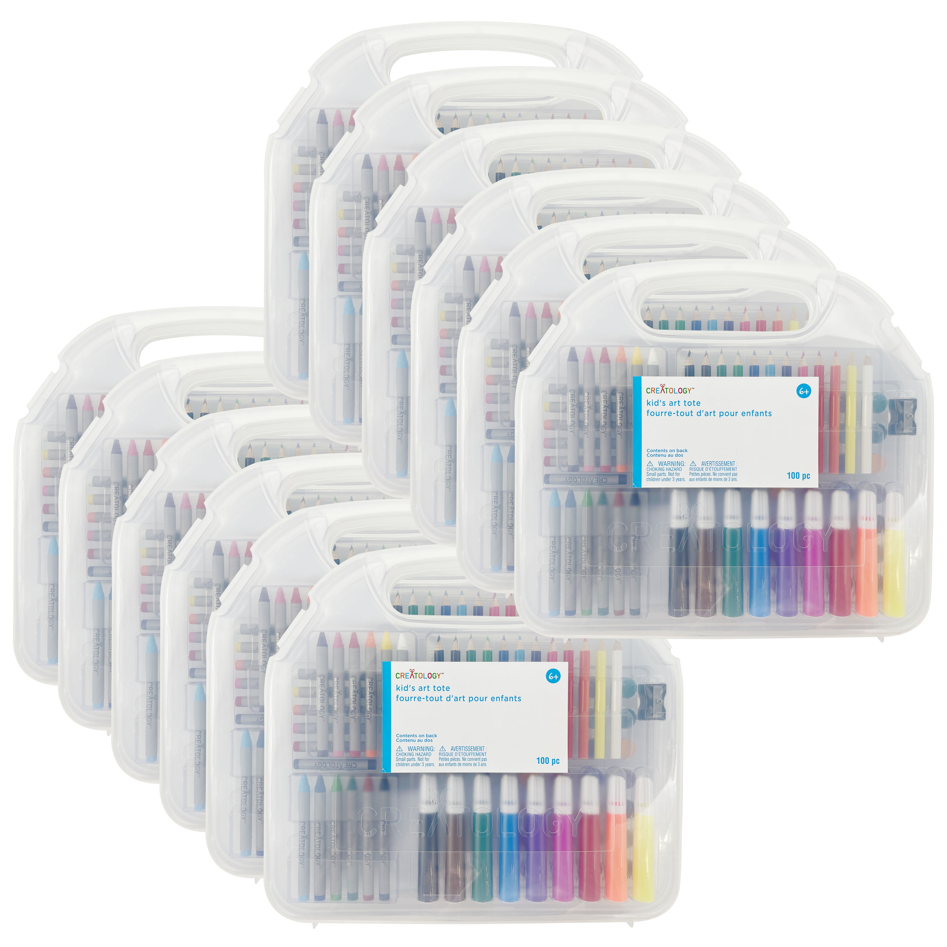 Creatology Kid's Art Tote Set - Assorted Art Supply Kit for Creativity ...