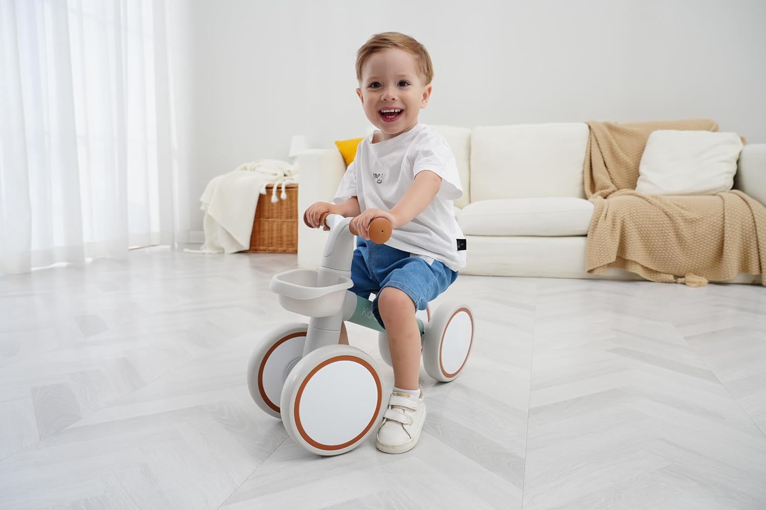 Kid's Balance Bikes for 1 Year Old Boys and Girls, 12-36 Months Toddler ...