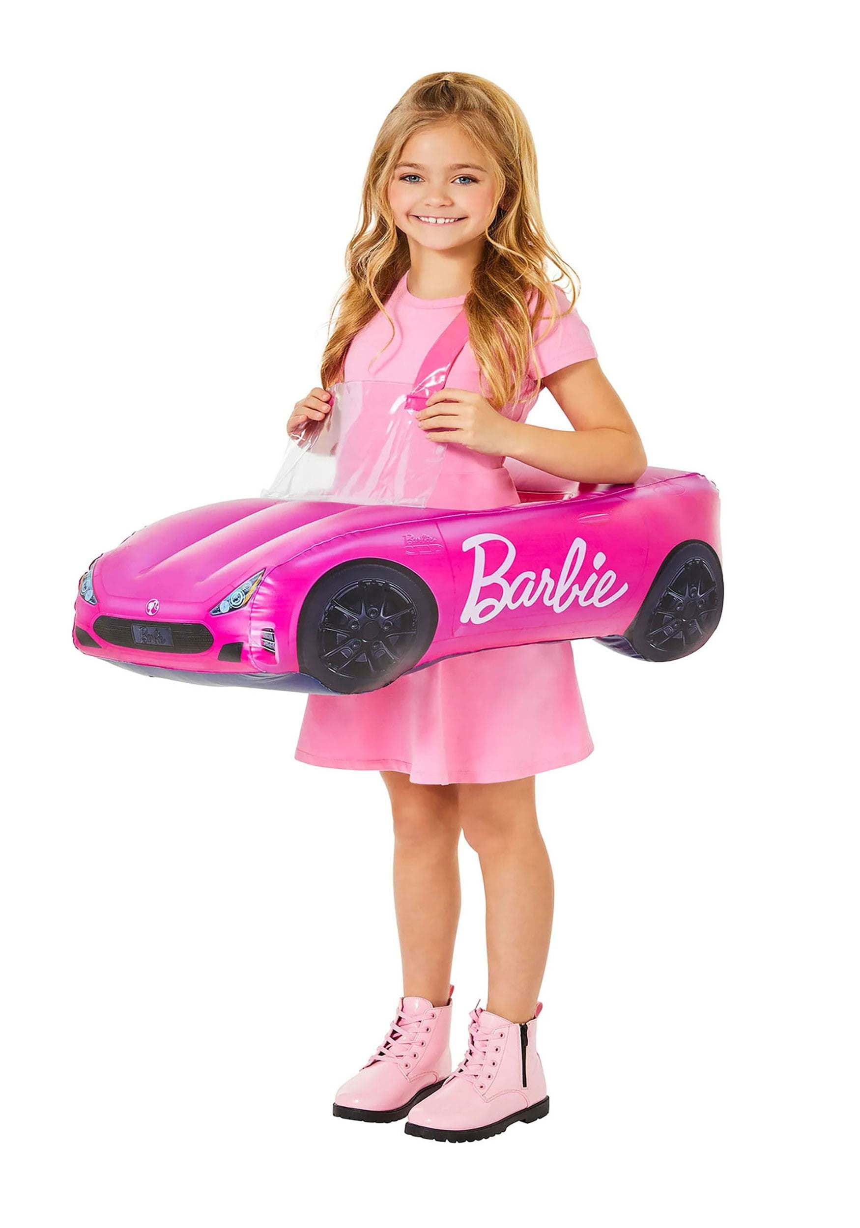InSpirit Designs Girls Pink Inflatable Barbie Car Halloween Costume One ...