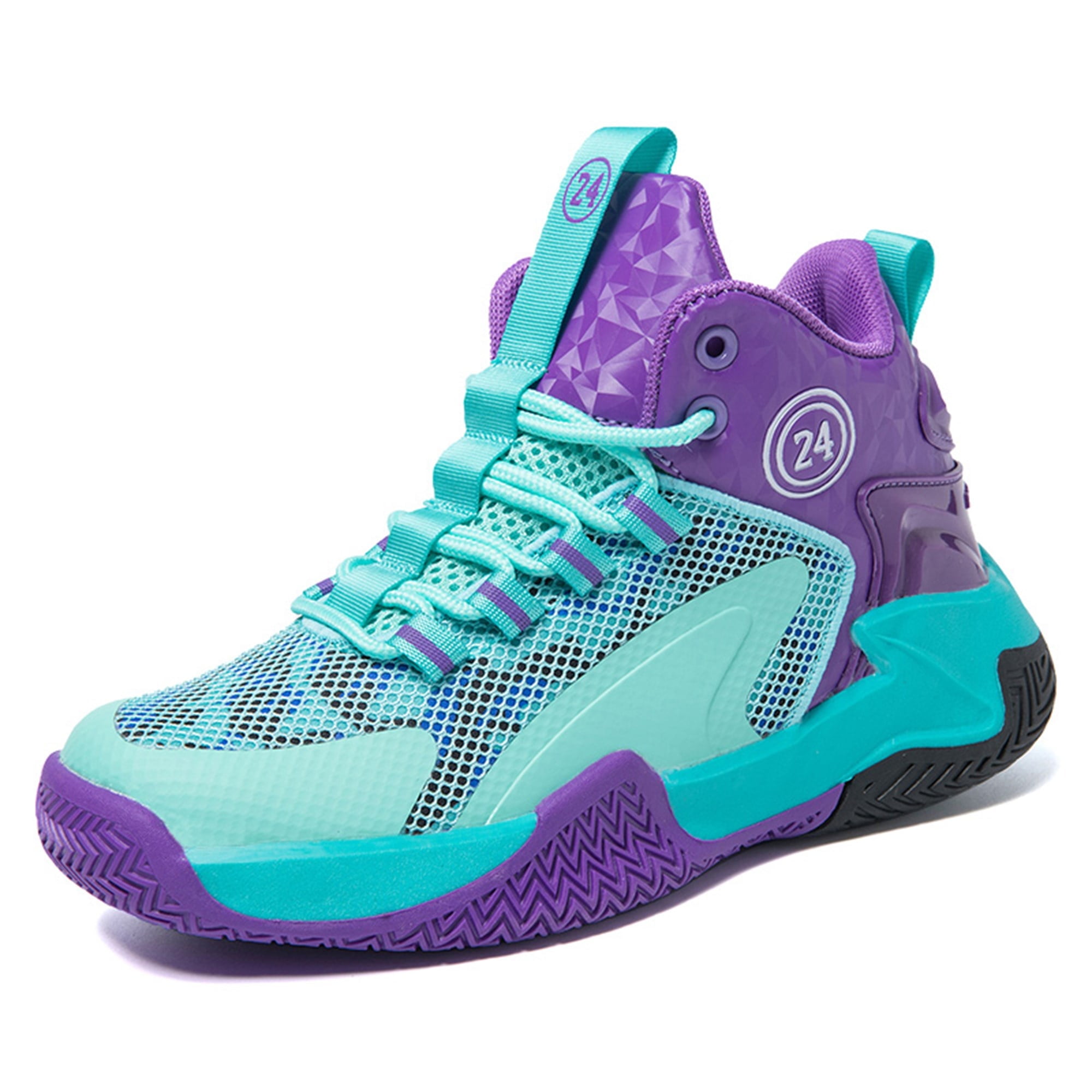 Kid's Basketball Shoes Boys Sneakers Girls Trainers Comfort High Top ...