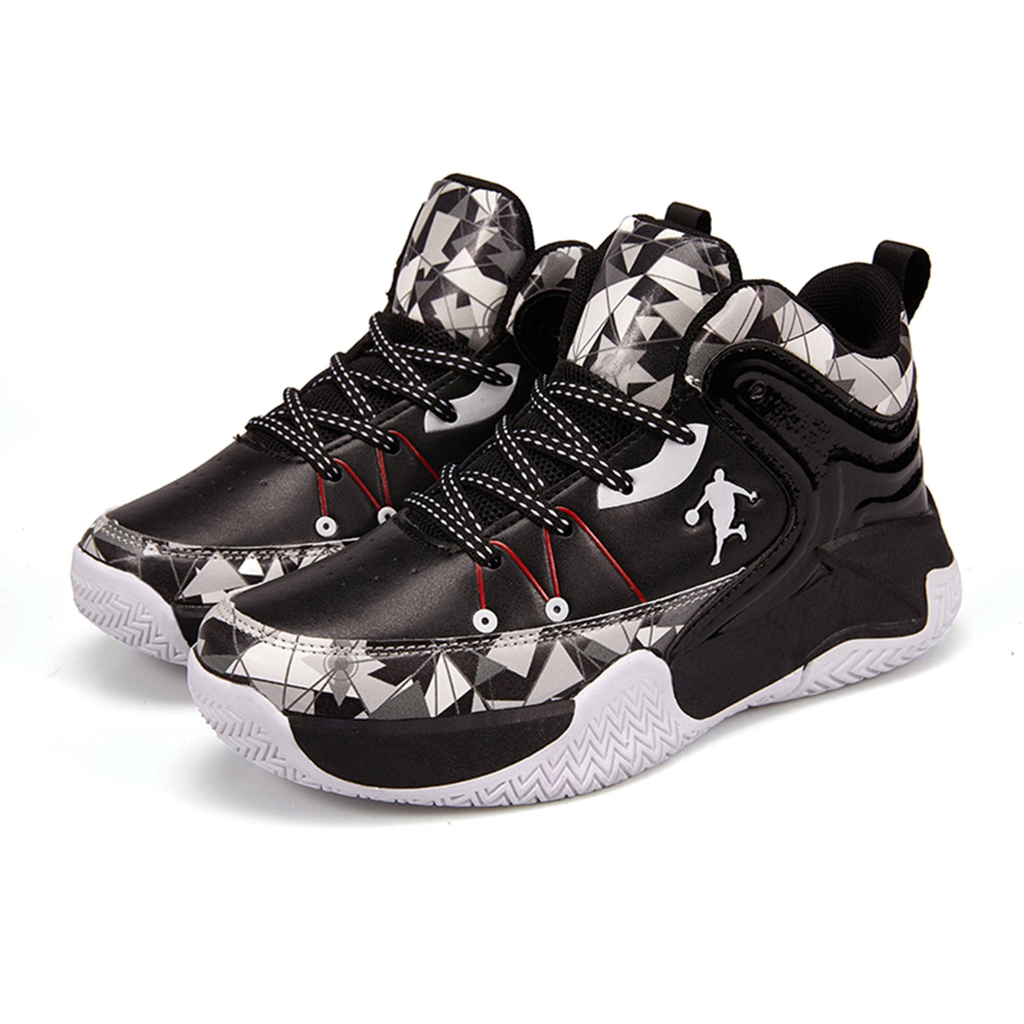 Kid's Basketball Shoes Boys Sneakers Girls Trainers Comfort High Top ...