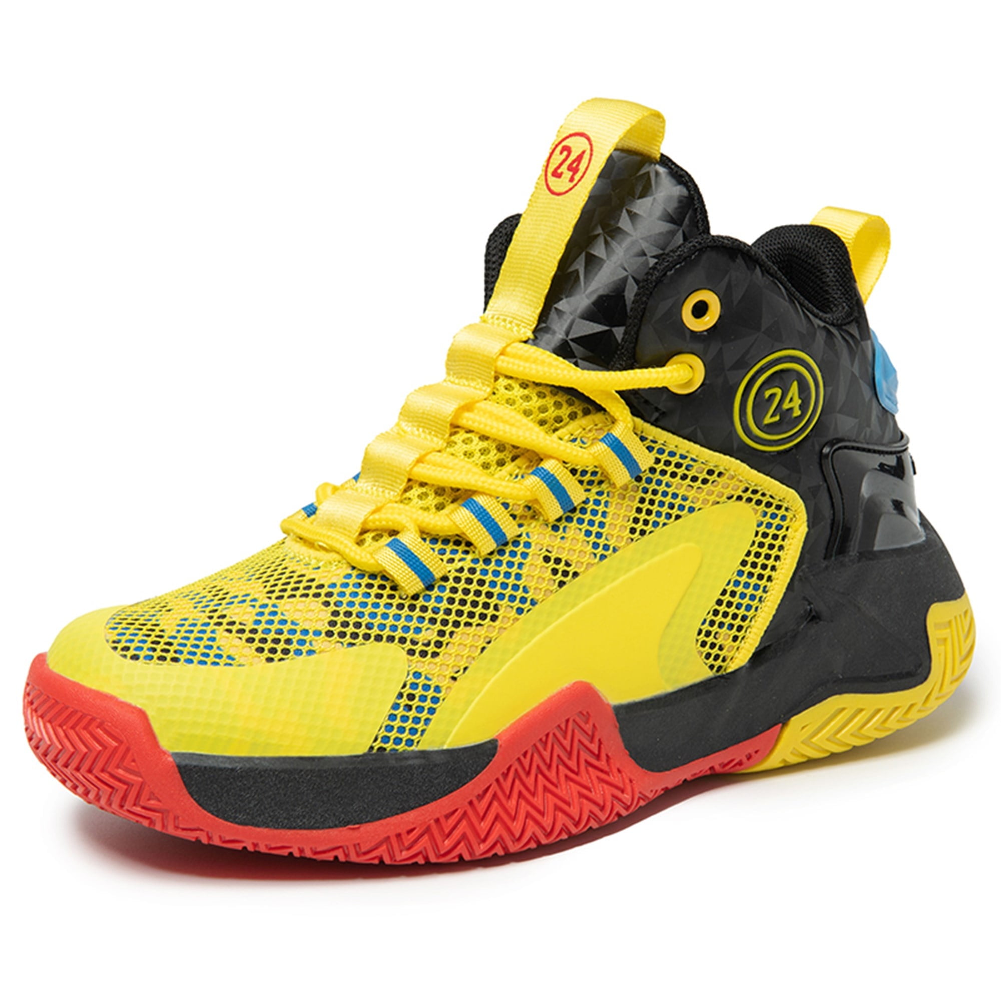 Kid's Basketball Shoes Boys Sneakers Girls Trainers Comfort High Top ...
