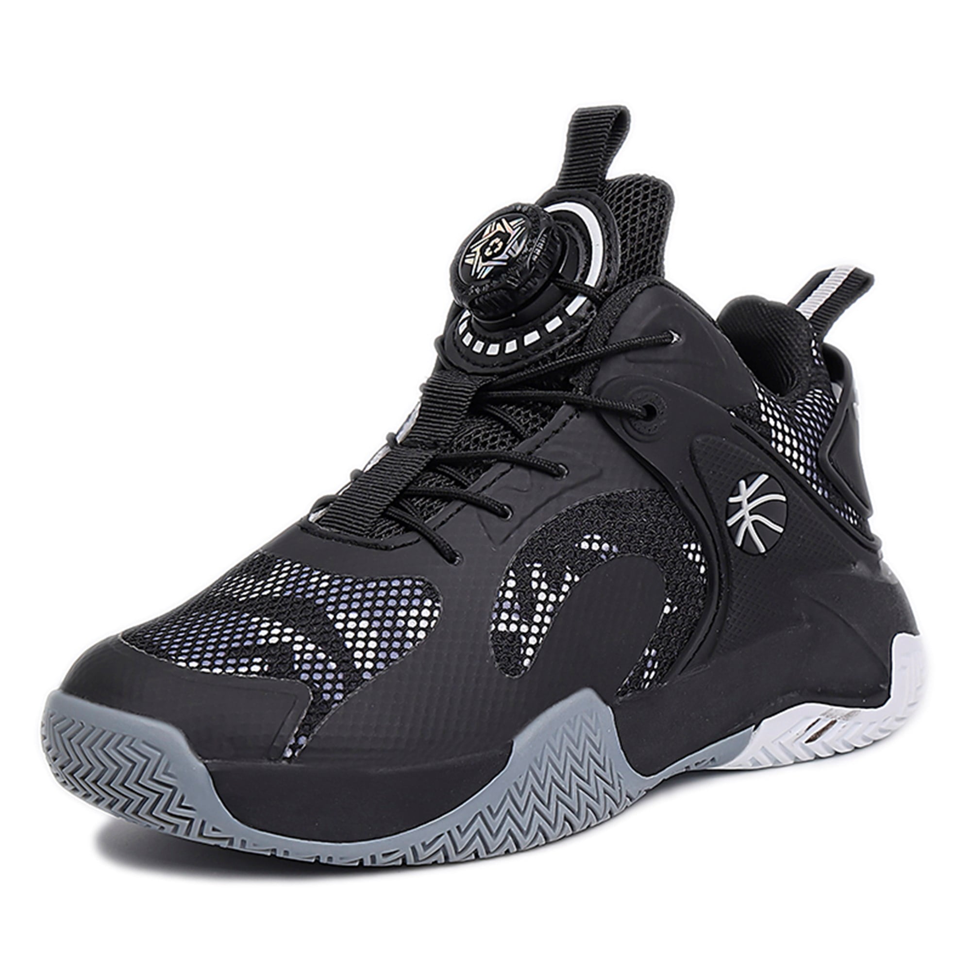 Kid's Basketball Shoes Boys Sneakers Girls Trainers Comfort High Top ...