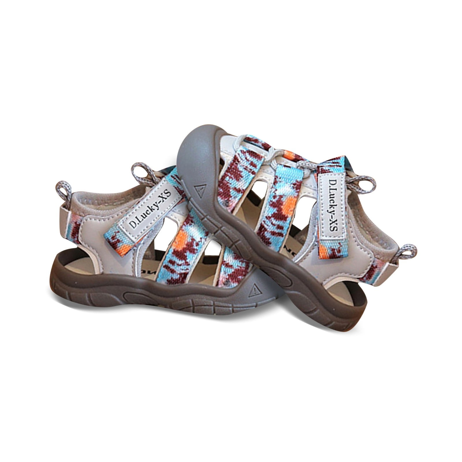 Kid's Boy's Girl's Soft Sole Closed-Toe Sport Beach Camouflage Sandals ...