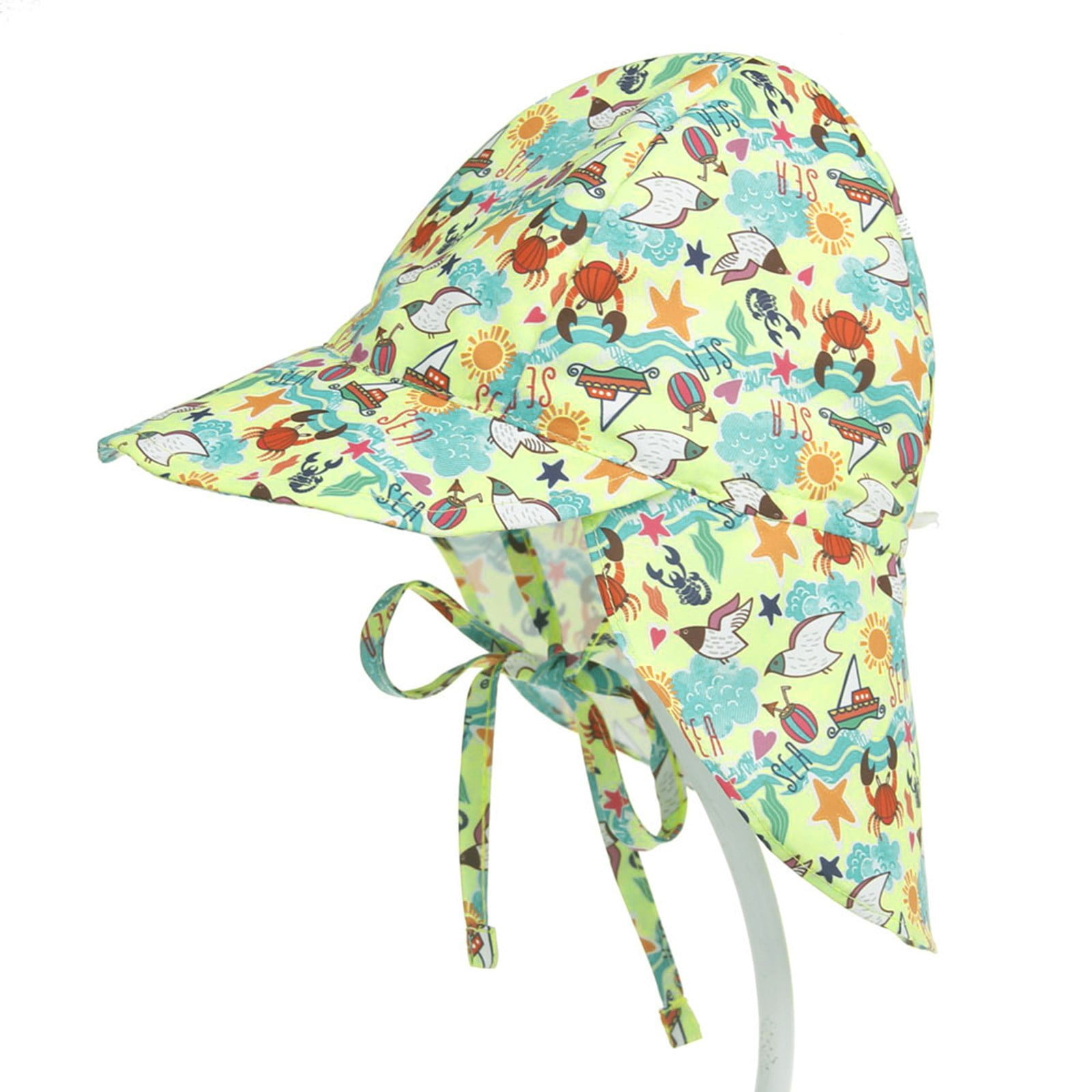 Kid's Cartoon Sun Hat Wide Brim Breathable fashion Hat For Toddler Boys ...