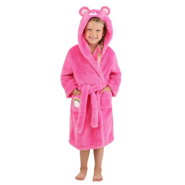 Kid's Cheer Bear Care Bears Hooded Robe - Walmart.com