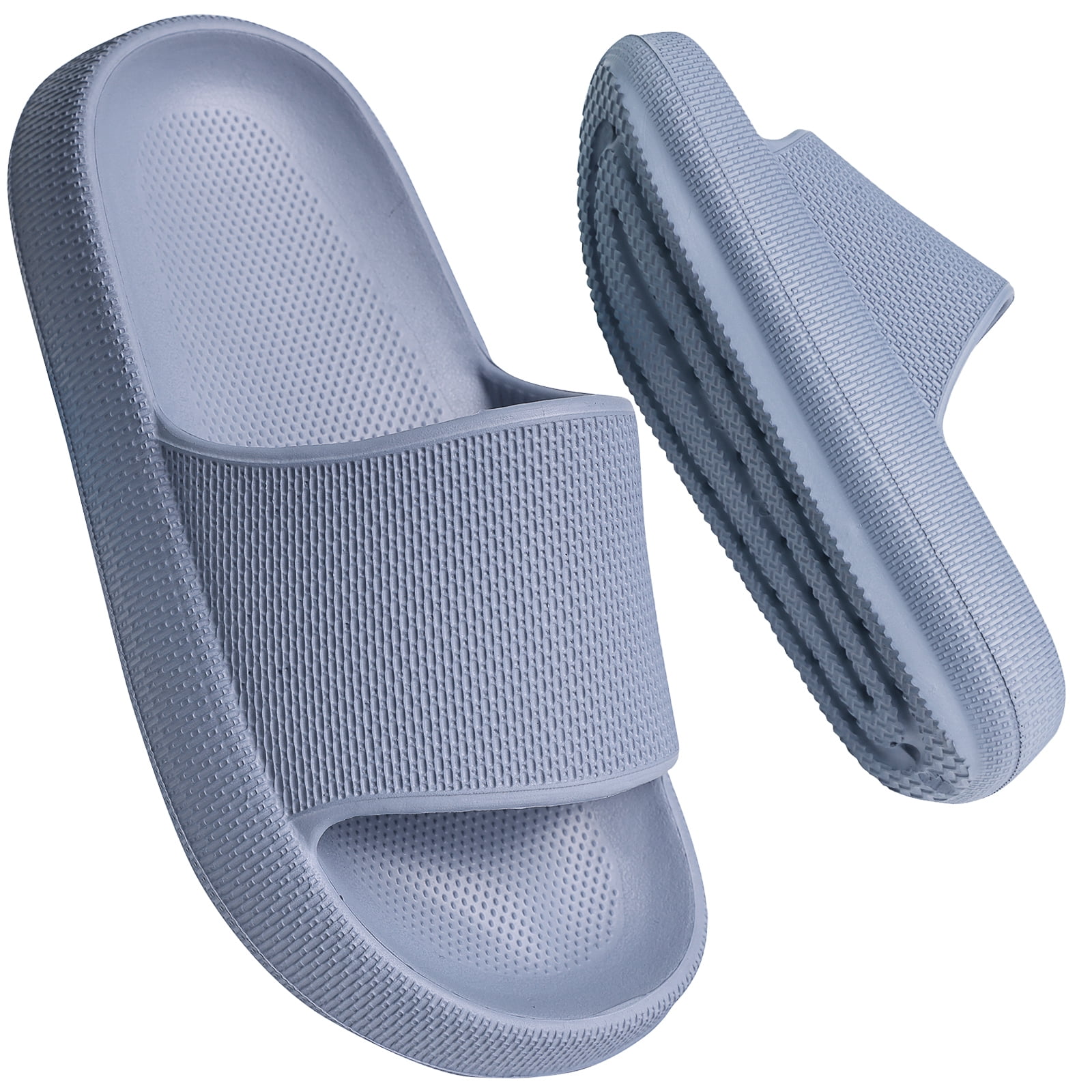 Kid's Cloud Slides Girls Boys Comfort Non-Slip Thick Sole Pillow ...