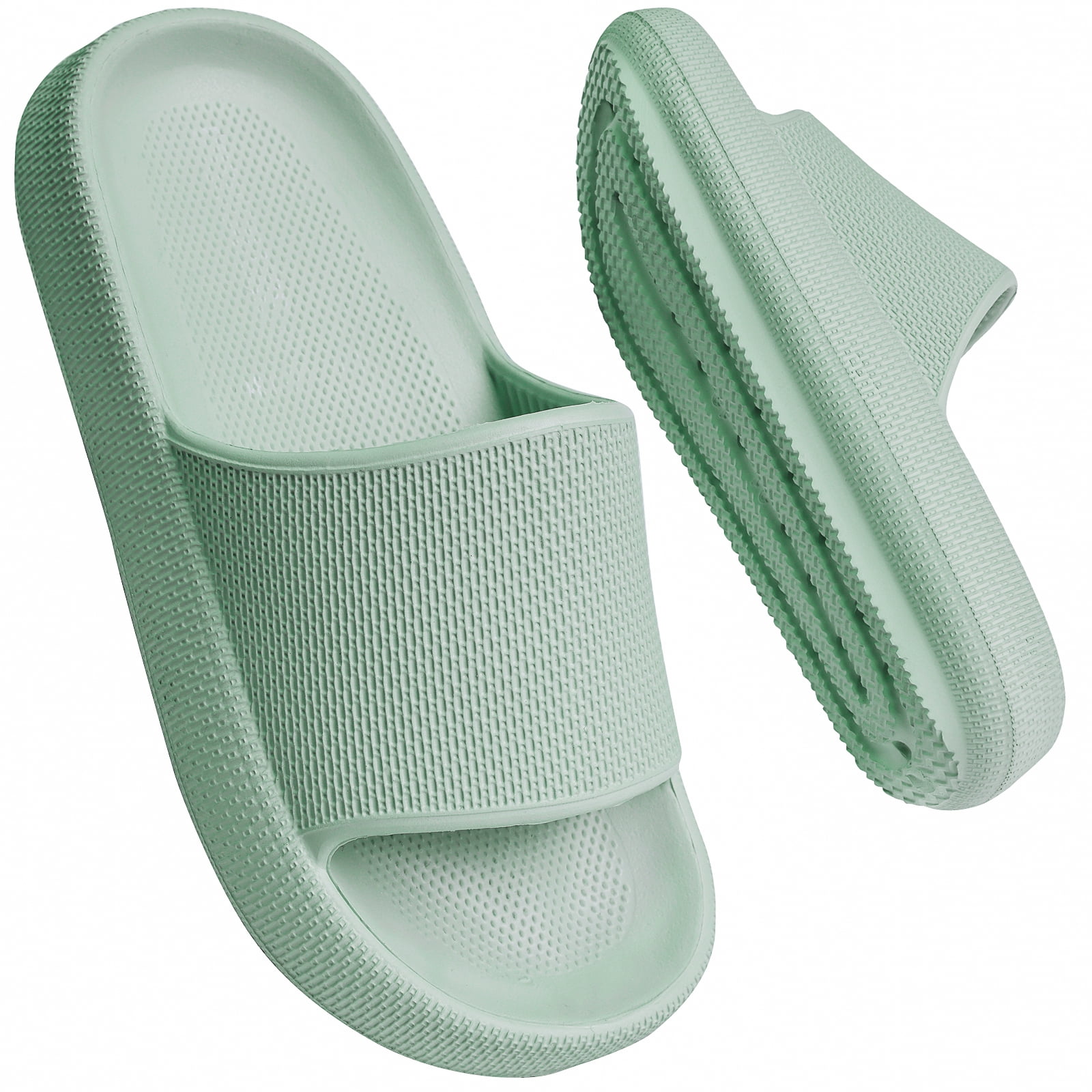 Kid's Cloud Slides Girls Boys Comfort Non-Slip Thick Sole Pillow ...