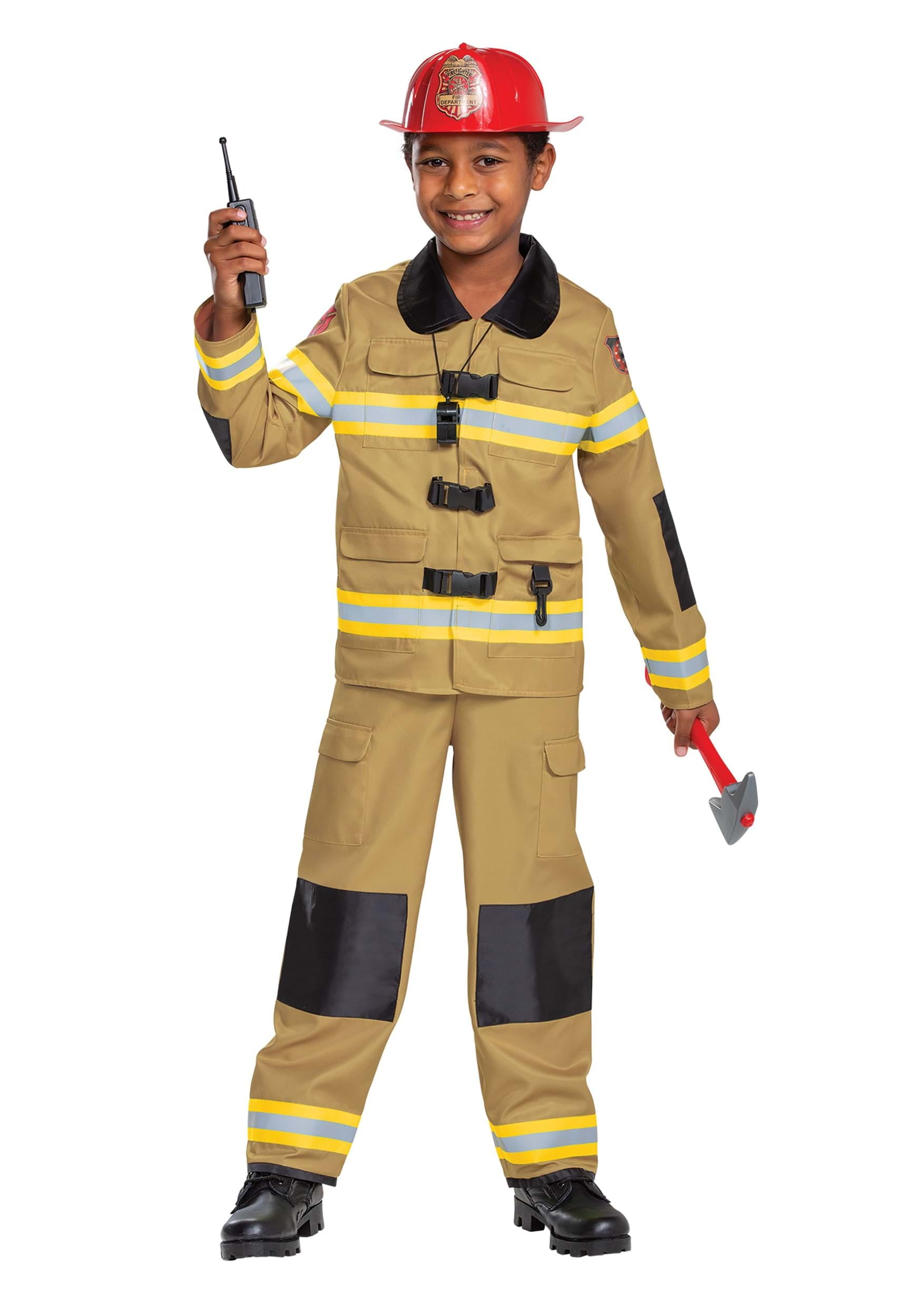 Kid's Firefighter Prestige Costume - Walmart.com