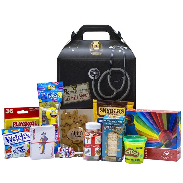 Kid's Get Well Soon Care Package, Children Illness Recovery Gift In ...