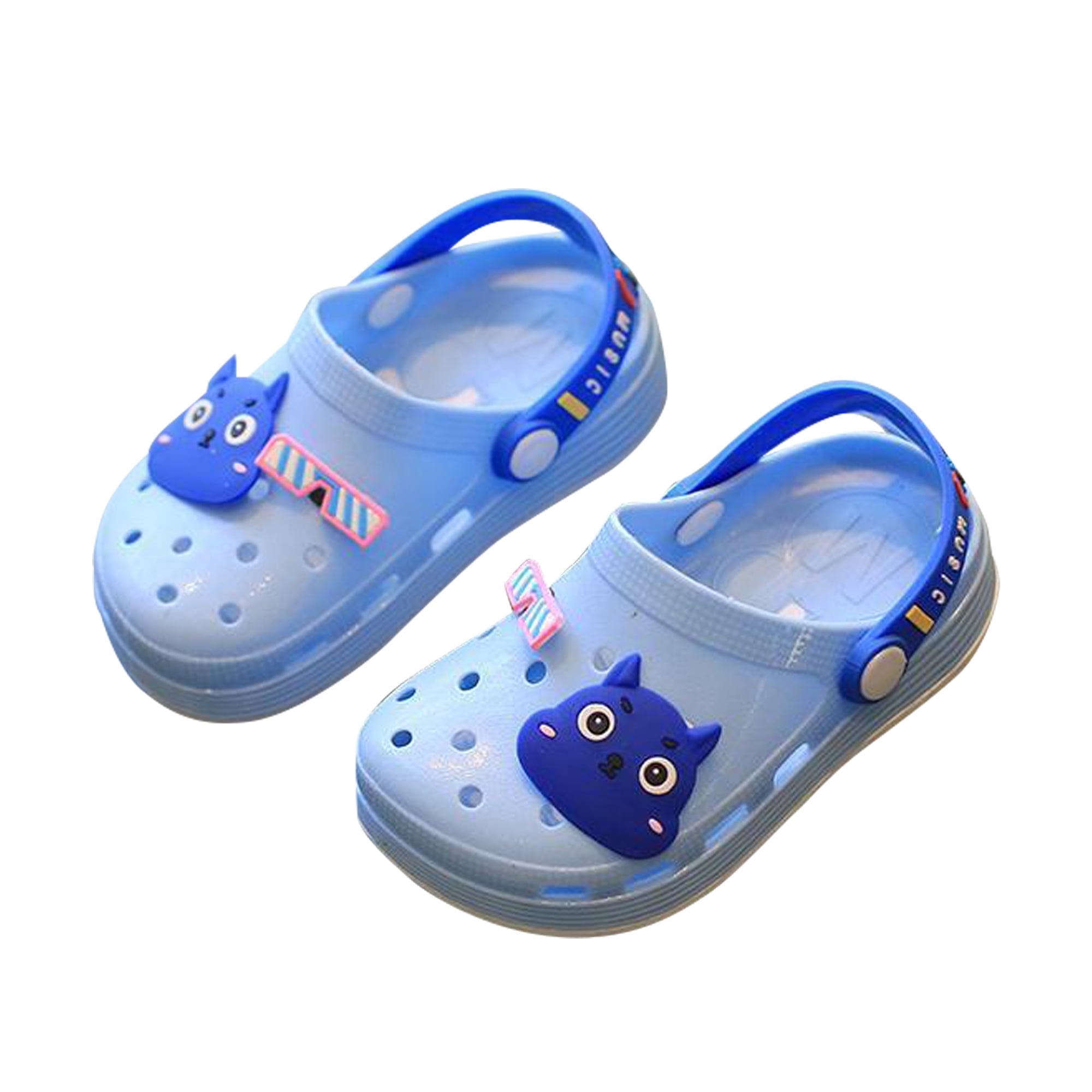 Kid's Girls Boys Clogs, Slip-on Closed Toe Sandals, Soft Sole Walking ...