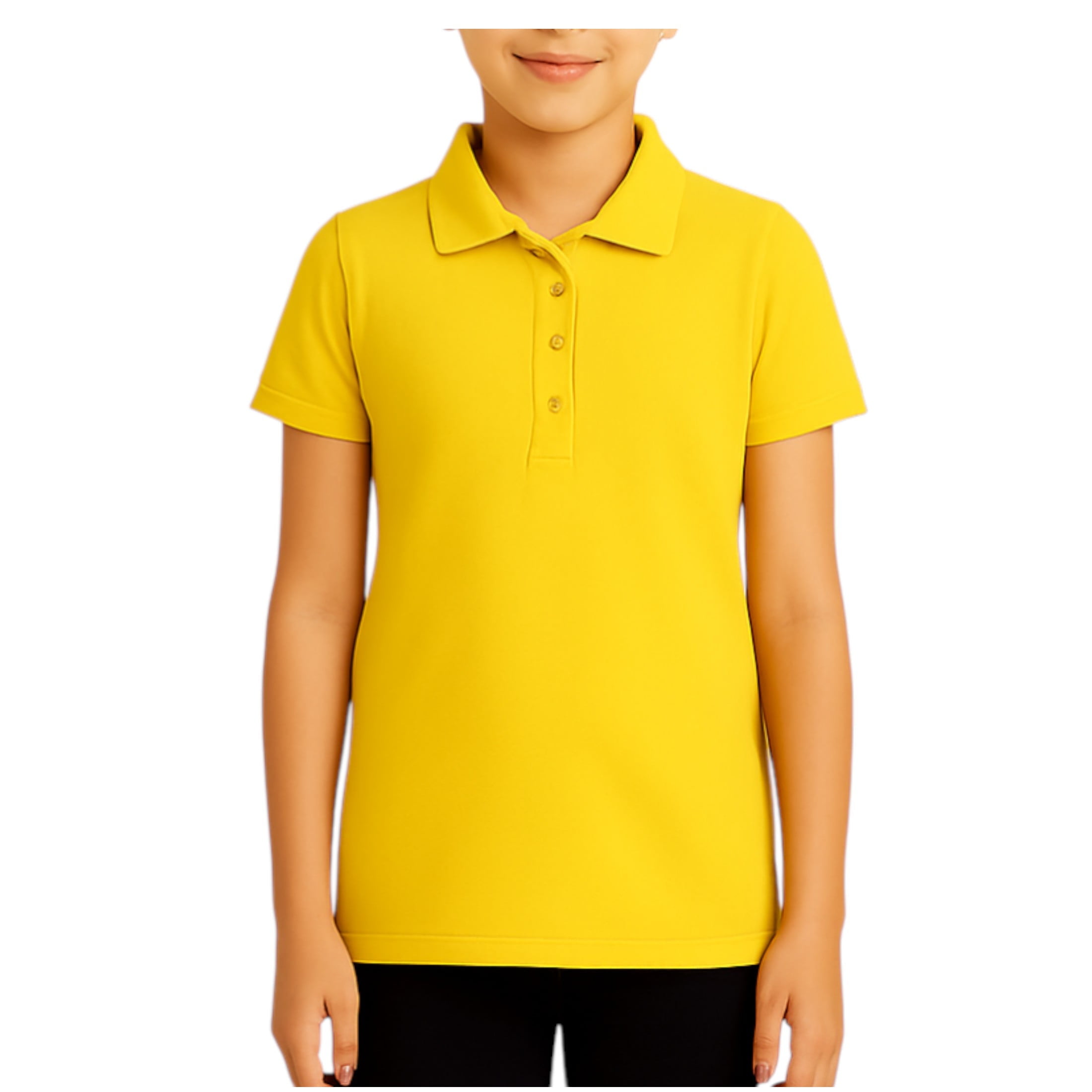 Kid's Girls Fashion Solid Polos, work polos, Back to school Polos, 15 ...