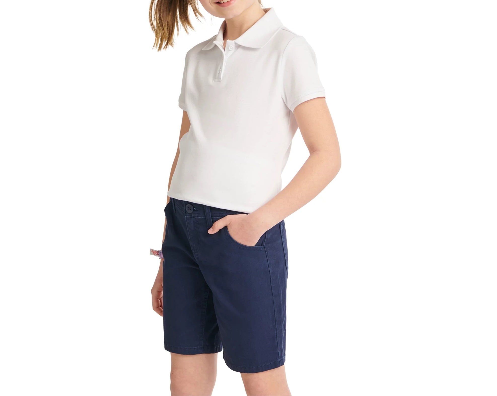 Kid's Girls Fashion Solid Polos, work polos, Back to school Polos, 15 ...