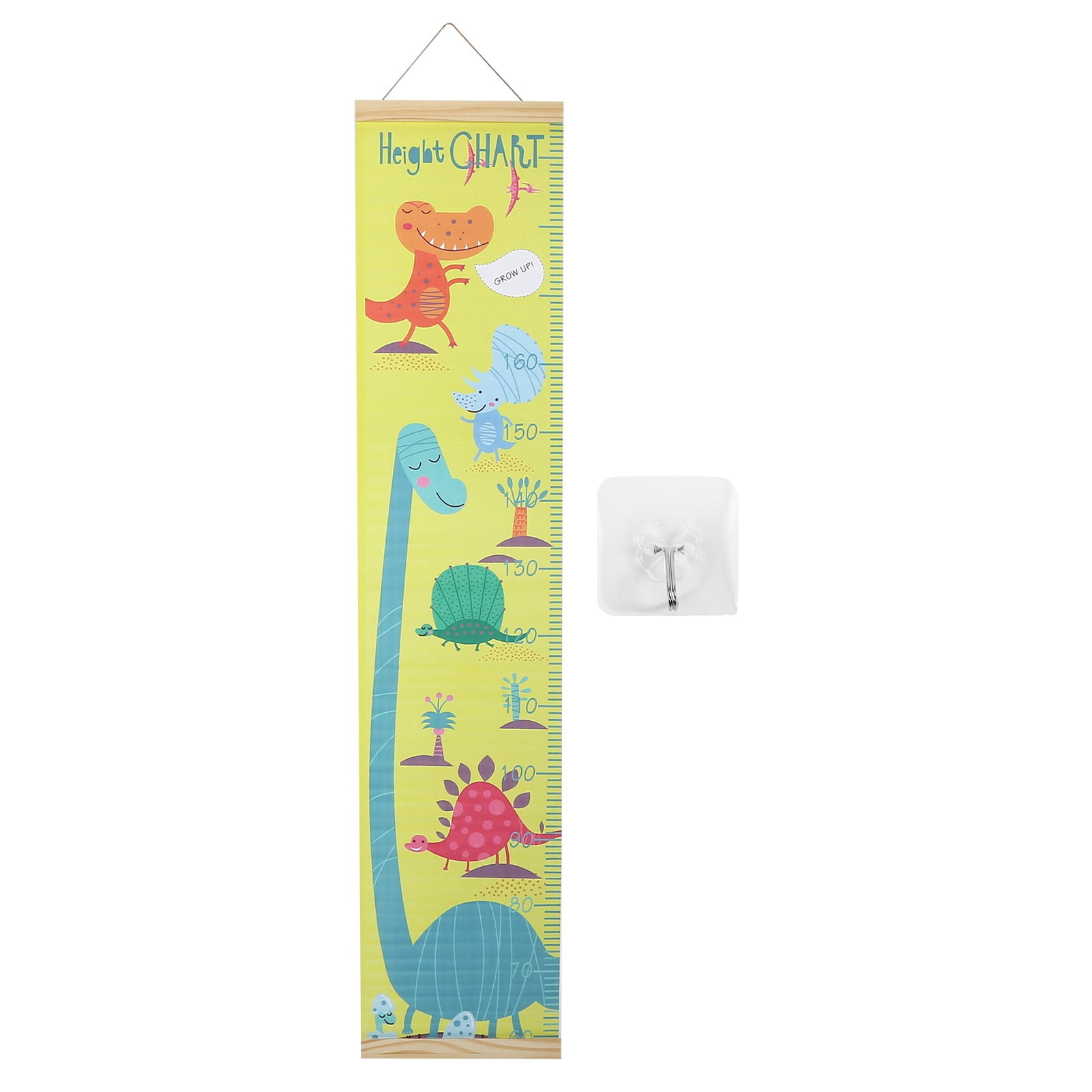 Kid's Growth Chart Removable Hanging Wall Decor Height Measuring Ruler ...