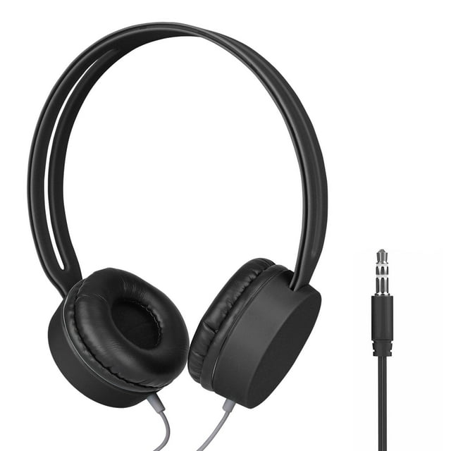 Kid's Headset, 3.5mm Wired Kids Headphone Over Ear Headsets with Stereo ...