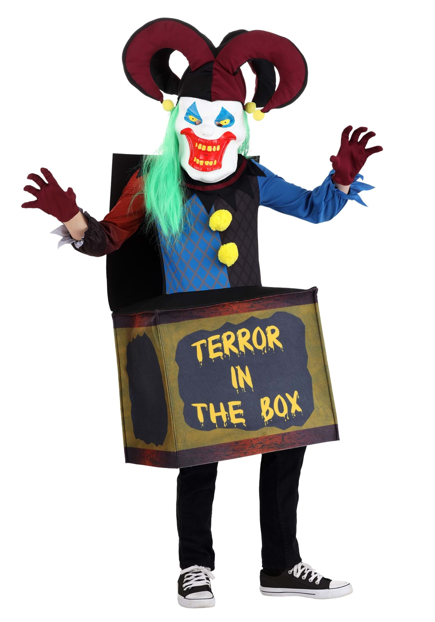 Kid's Jack in the Box Clown Costume - Walmart.com