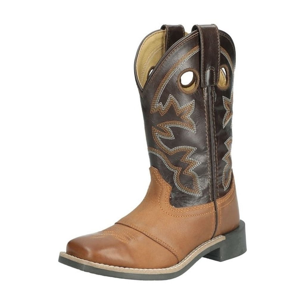 Smoky Mountain Western Boots Boys Jake Square Brown Dark Brown 3317C ...