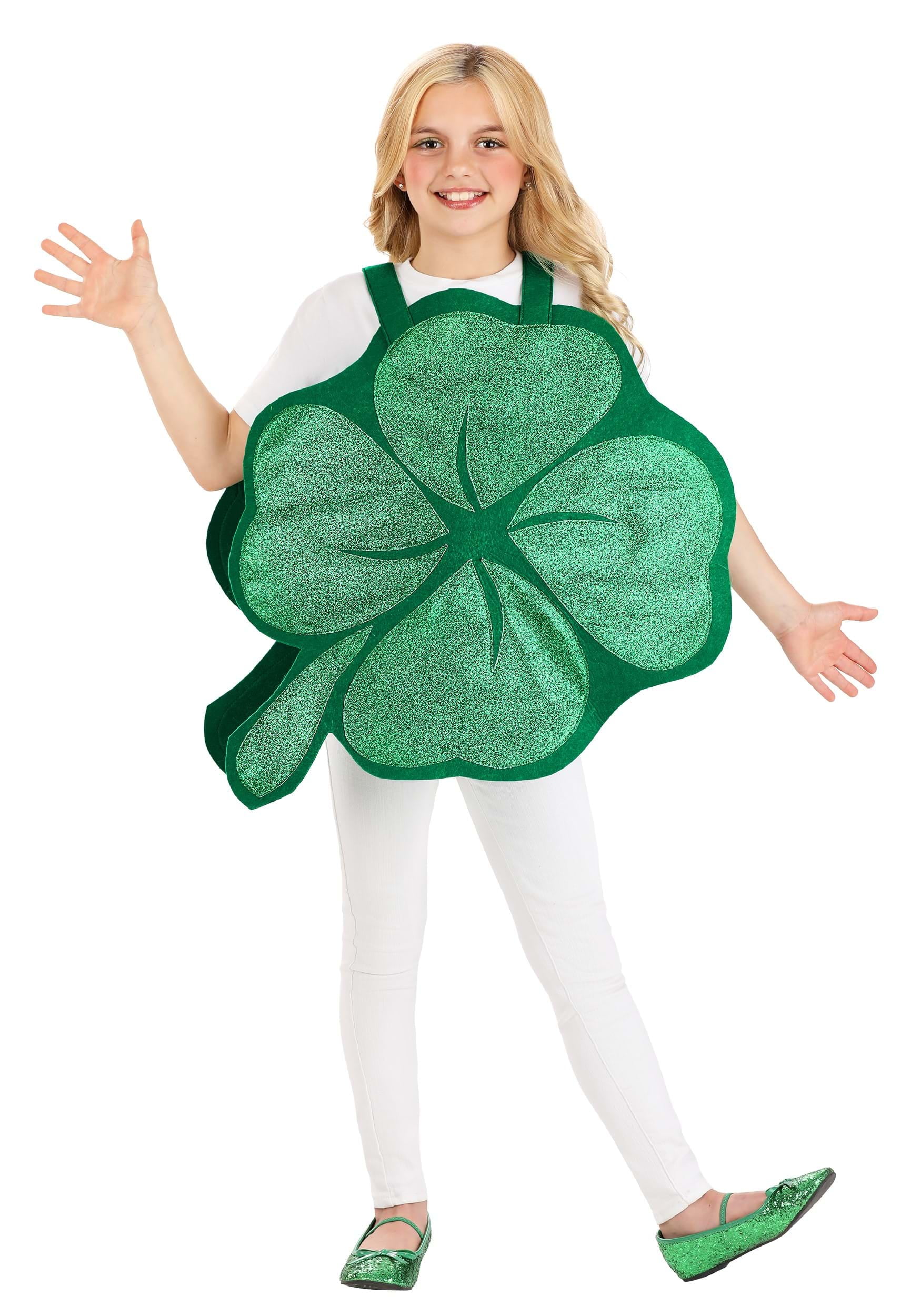Kid's Lucky Shamrock Costume - Walmart.com