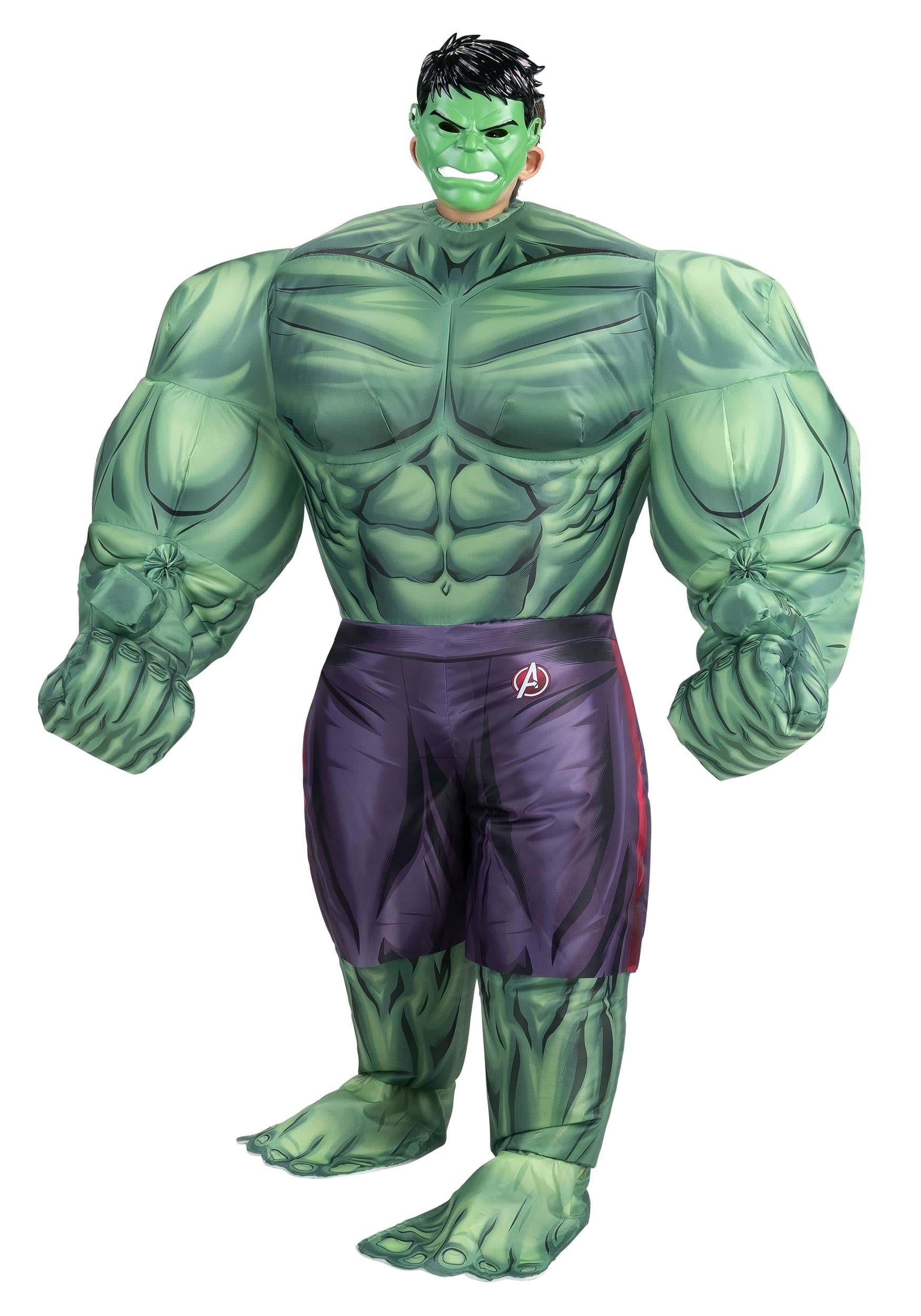 Kid's Marvel Inflatable The Incredible Hulk Costume - Walmart.com