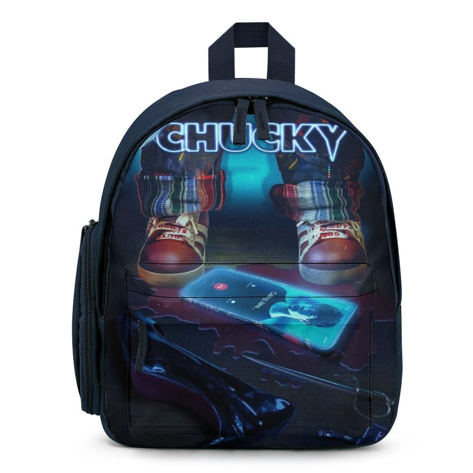 Small Backpack 12 inch Bride of Chucky Backpack with Front Pocket ...