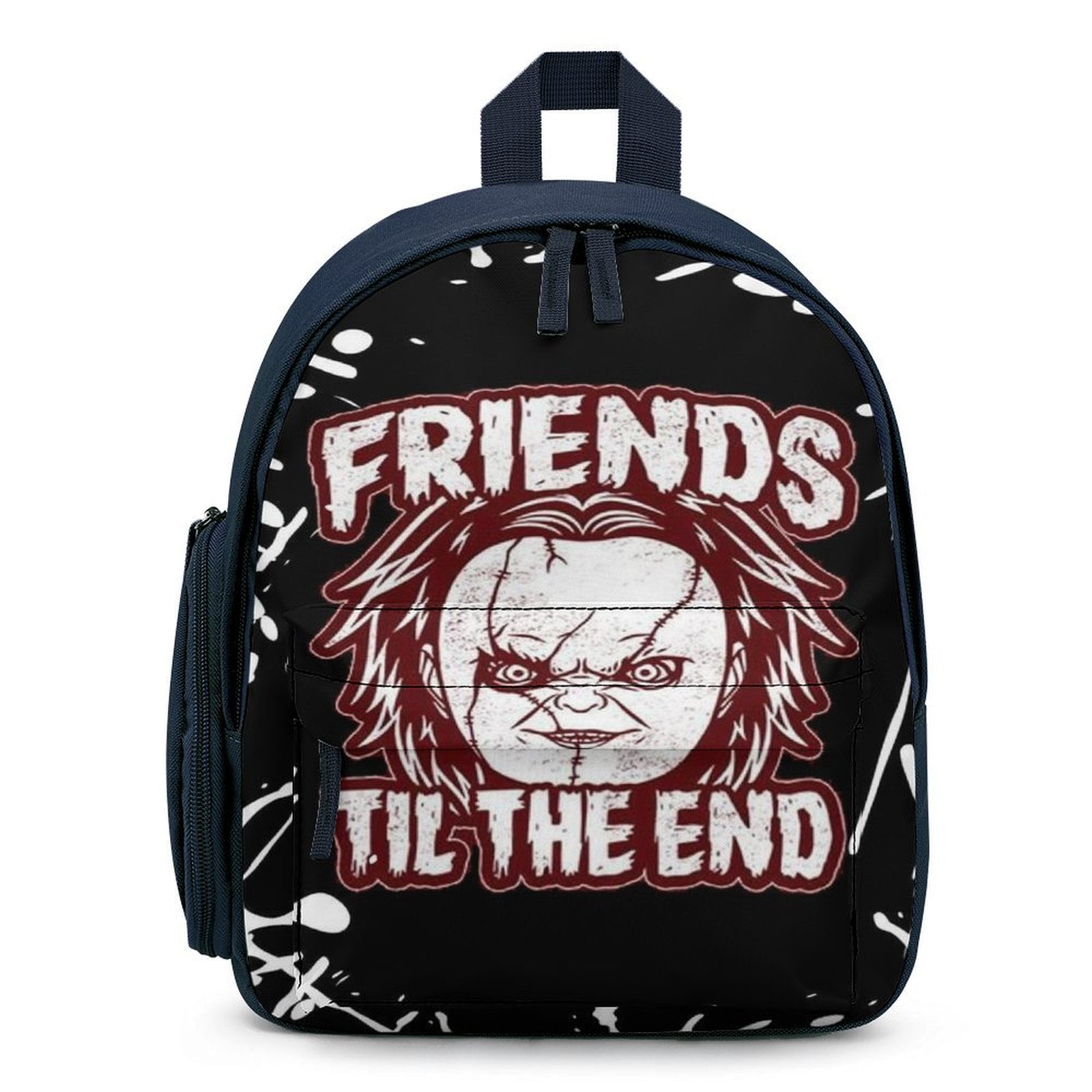 Small Backpack 12 inch Bride of Chucky Backpack with Front Pocket ...