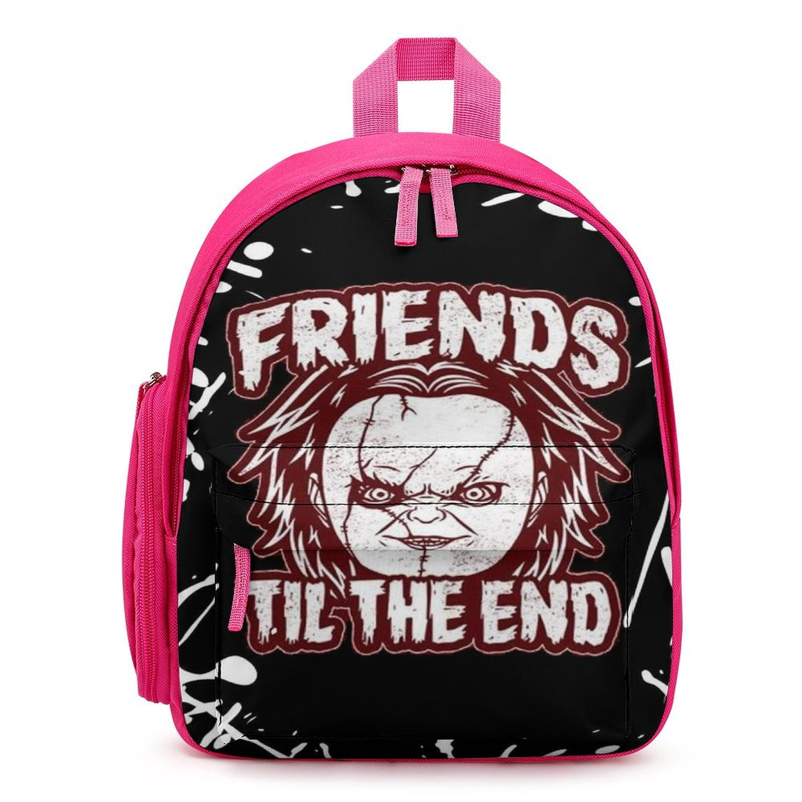Small Backpack 12 inch Bride of Chucky Backpack with Front Pocket ...