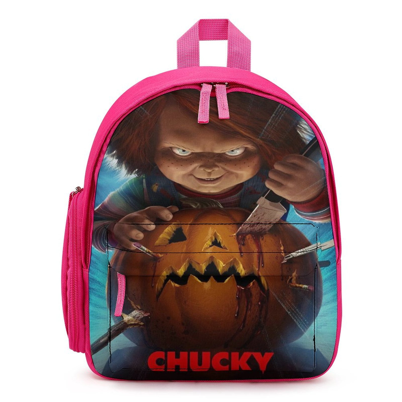 Small Backpack 12 inch Bride of Chucky Backpack with Front Pocket ...