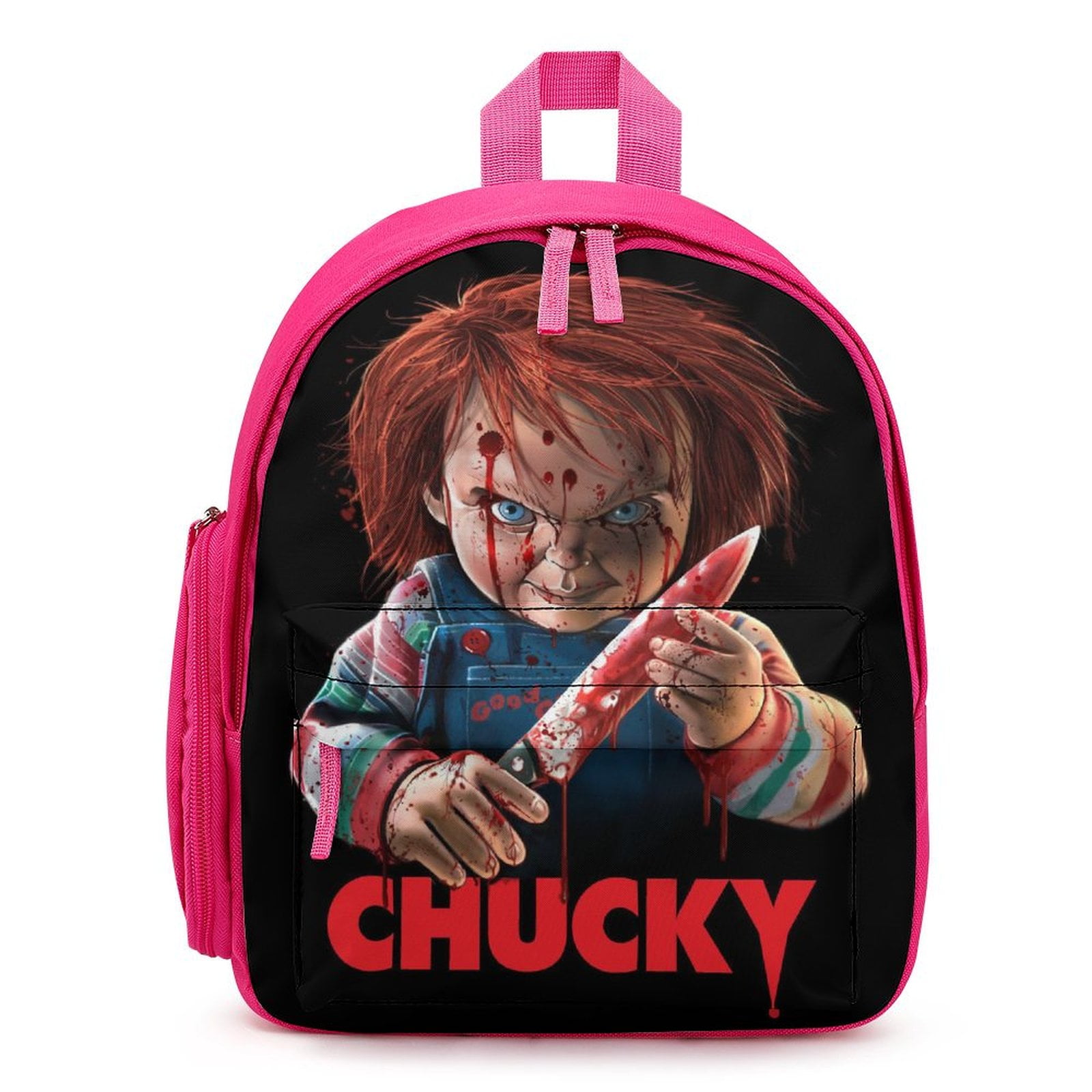Small Backpack 12 inch Bride of Chucky Backpack with Front Pocket ...