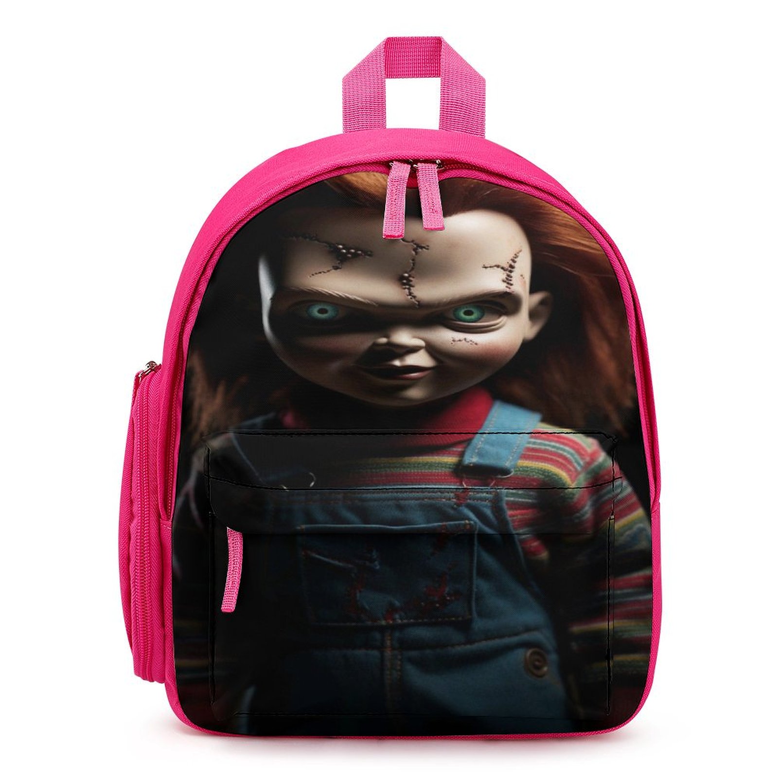Small Backpack 12 inch Bride of Chucky Backpack with Front Pocket ...