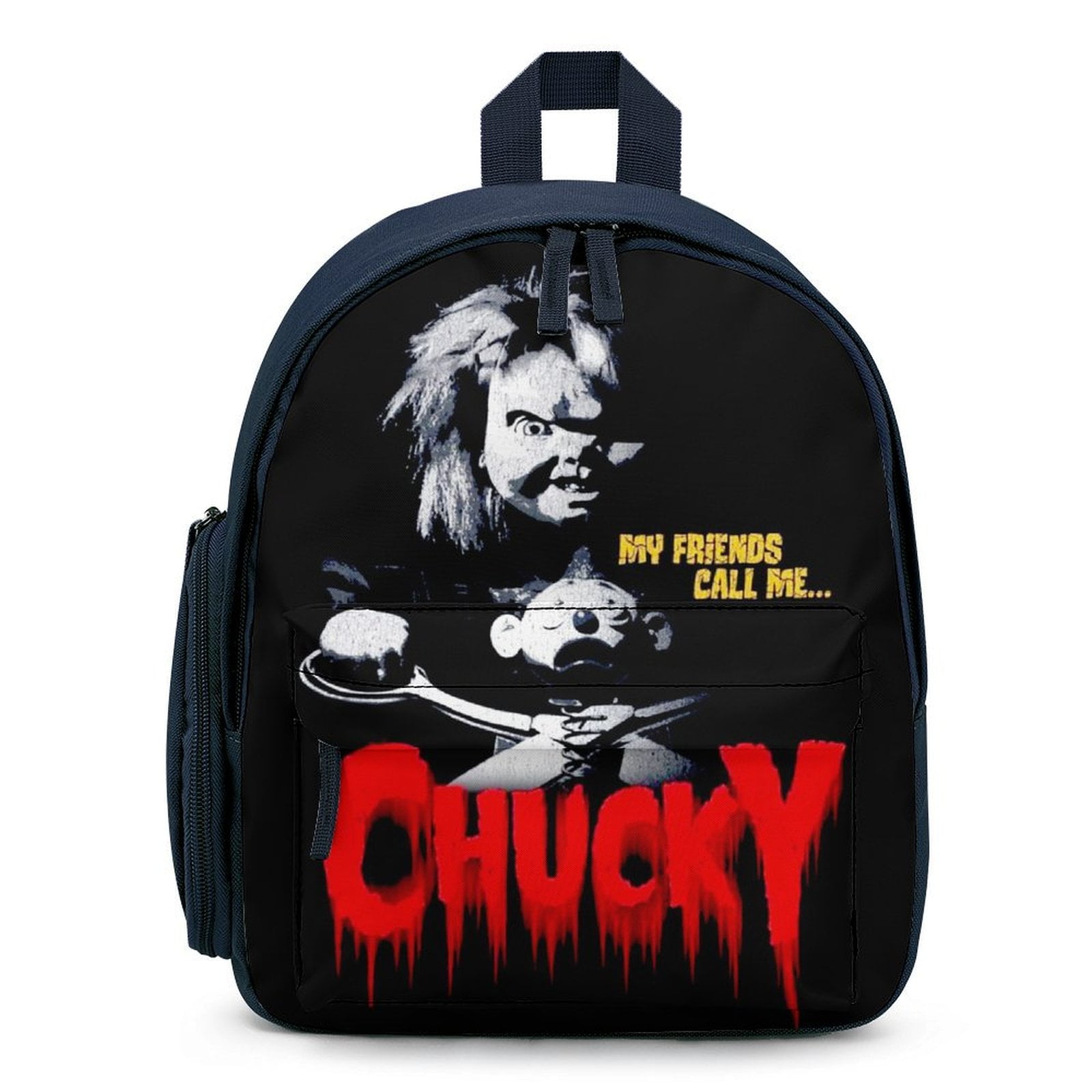 Small Backpack 12 inch Bride of Chucky Backpack with Front Pocket ...