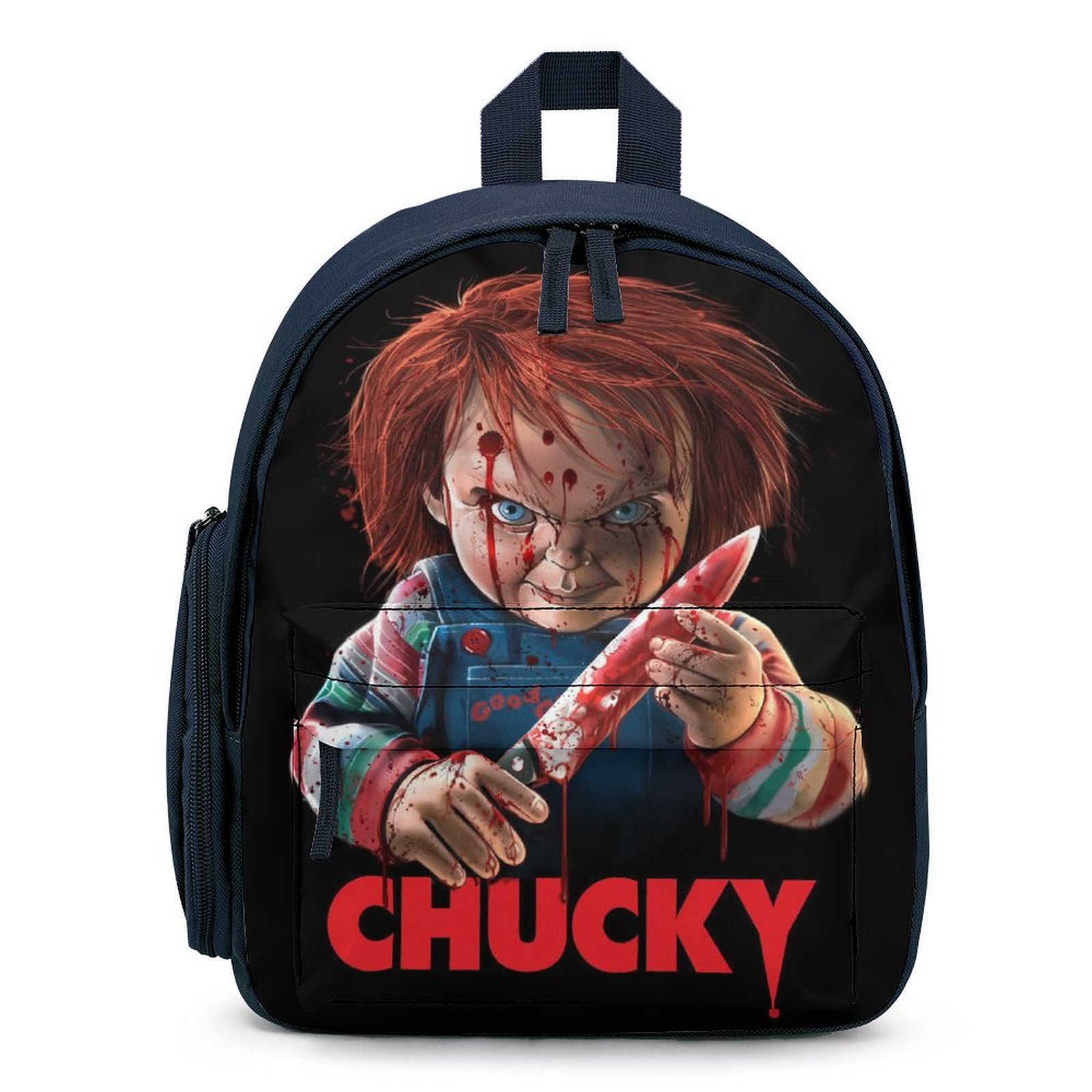 Small Backpack 12 inch Bride of Chucky Backpack with Front Pocket ...