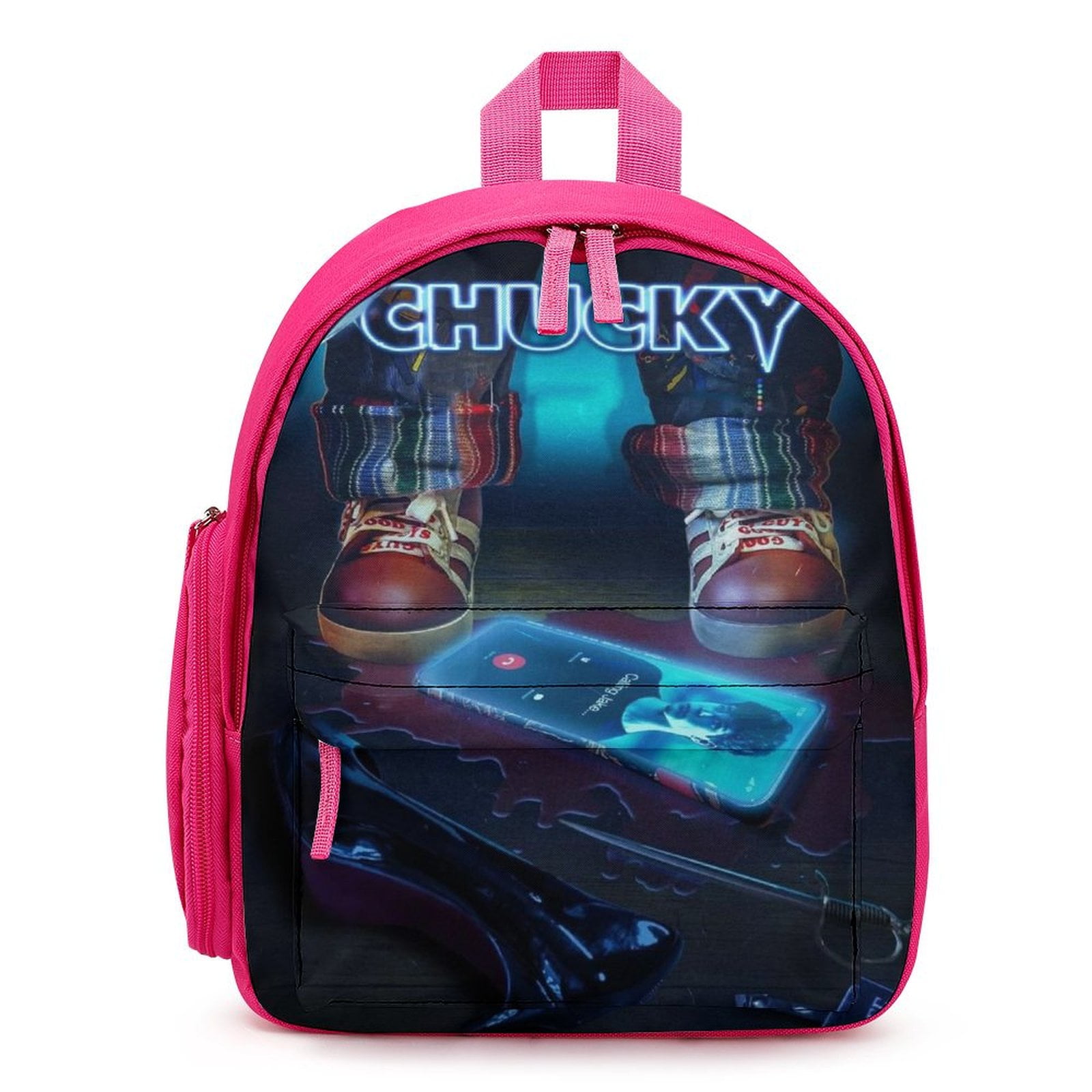 Small Backpack 12 inch Bride of Chucky Backpack with Front Pocket ...