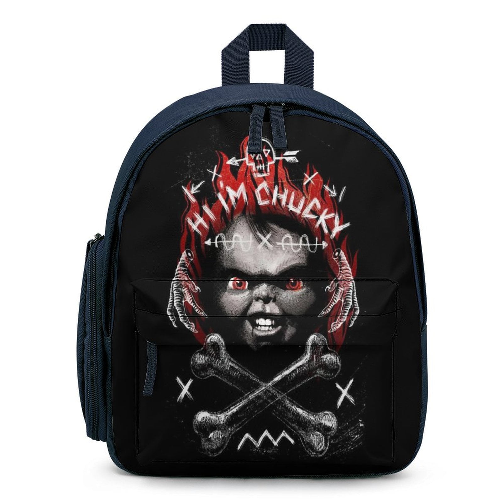 Small Backpack 12 inch Bride of Chucky Backpack with Front Pocket ...