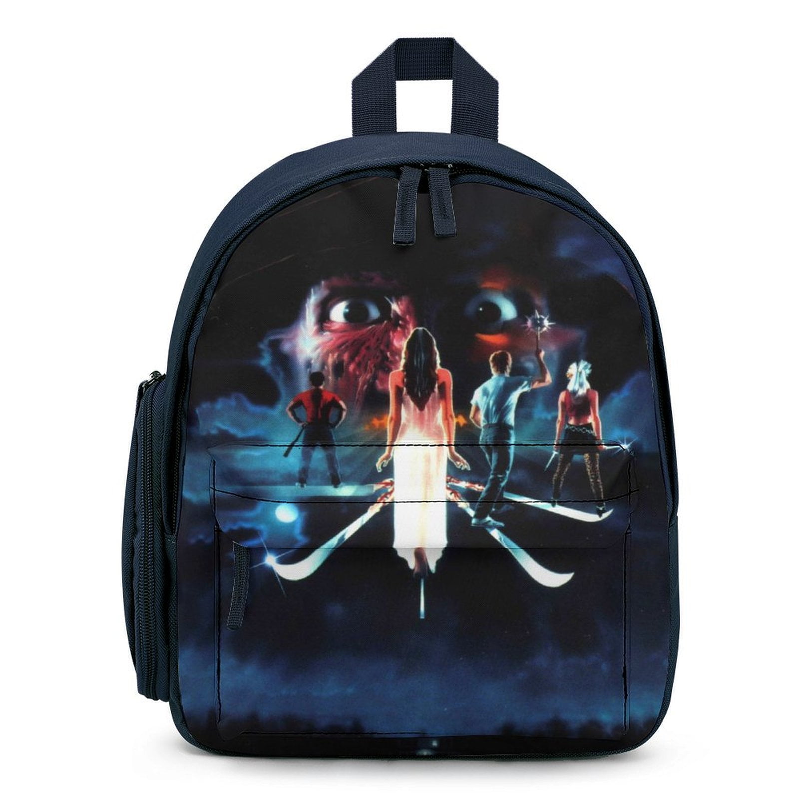 Small Backpack 12 inch Horror Movie Freddy Krueger Backpack with Front ...