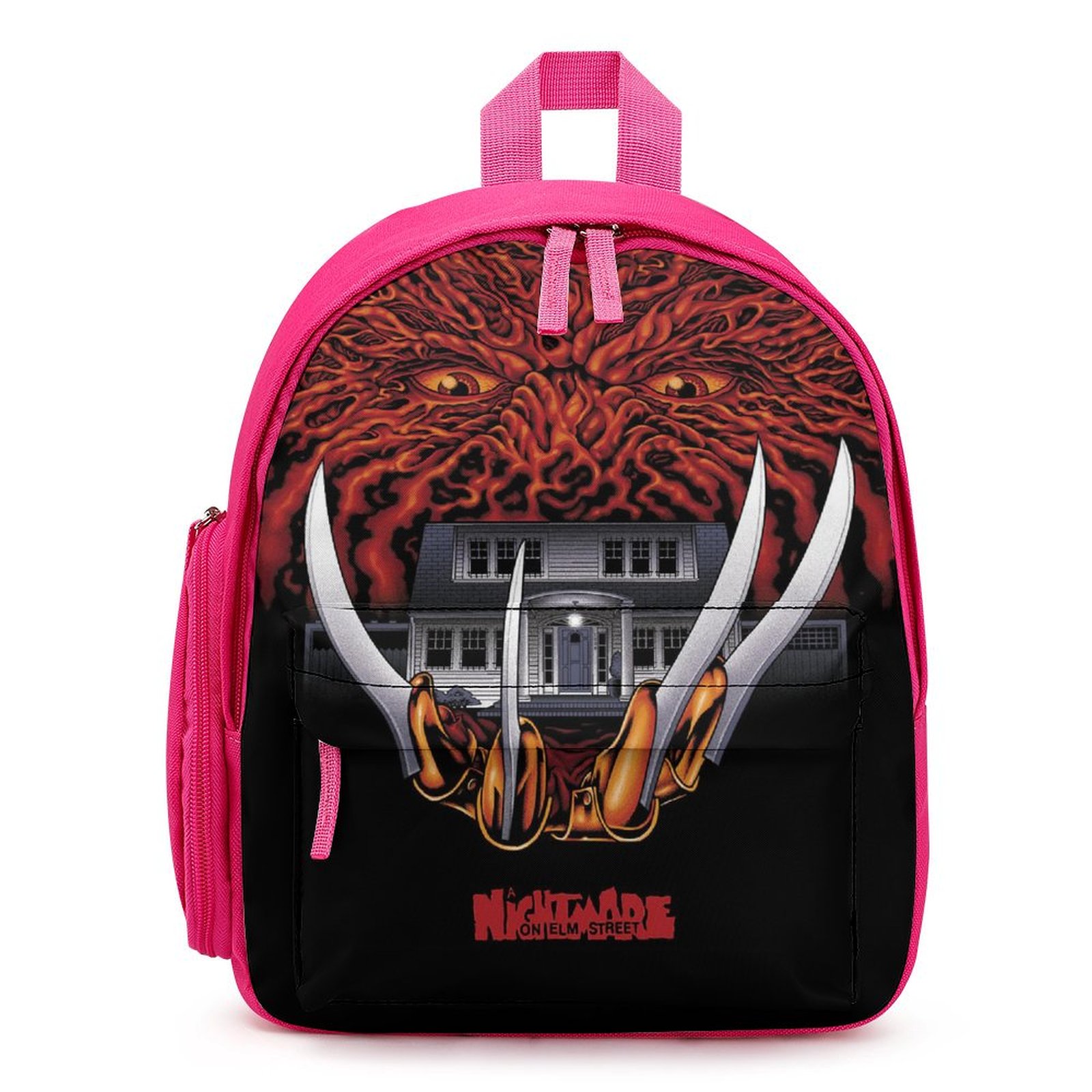 Small Backpack 12 inch Horror Movie FreddBackpack with Front Pocket ...