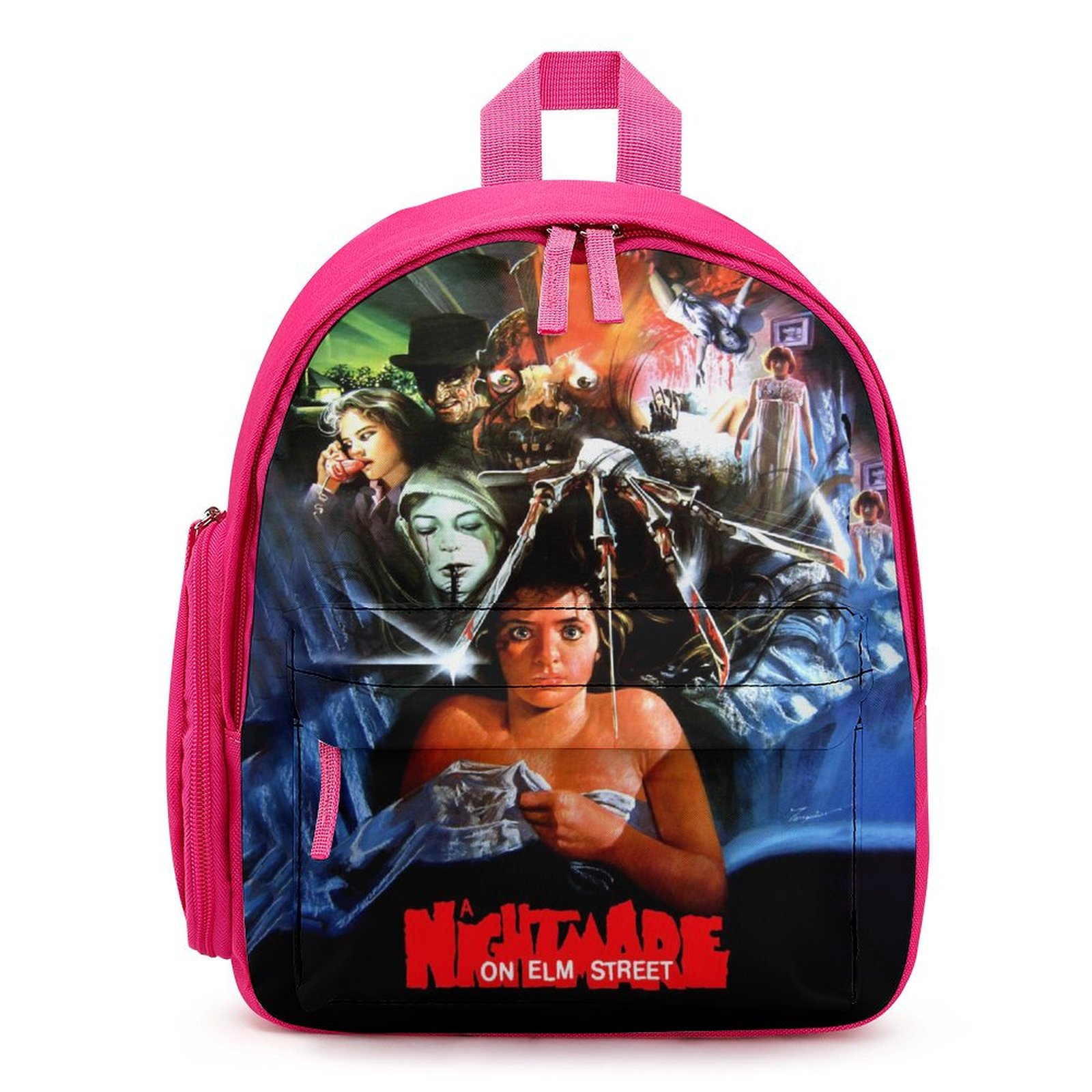 Small Backpack 12 inch Horror Movie FreddBackpack with Front Pocket ...