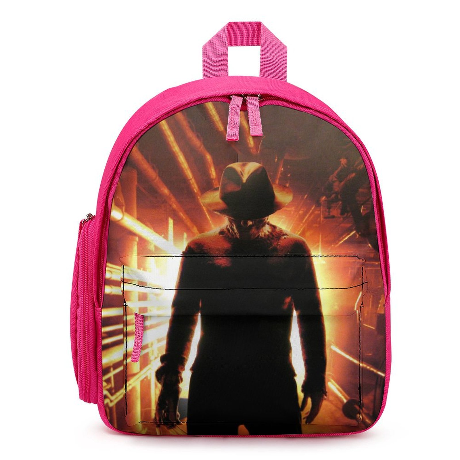 Small Backpack 12 inch Horror Movie Freddy Krueger Backpack with Front ...