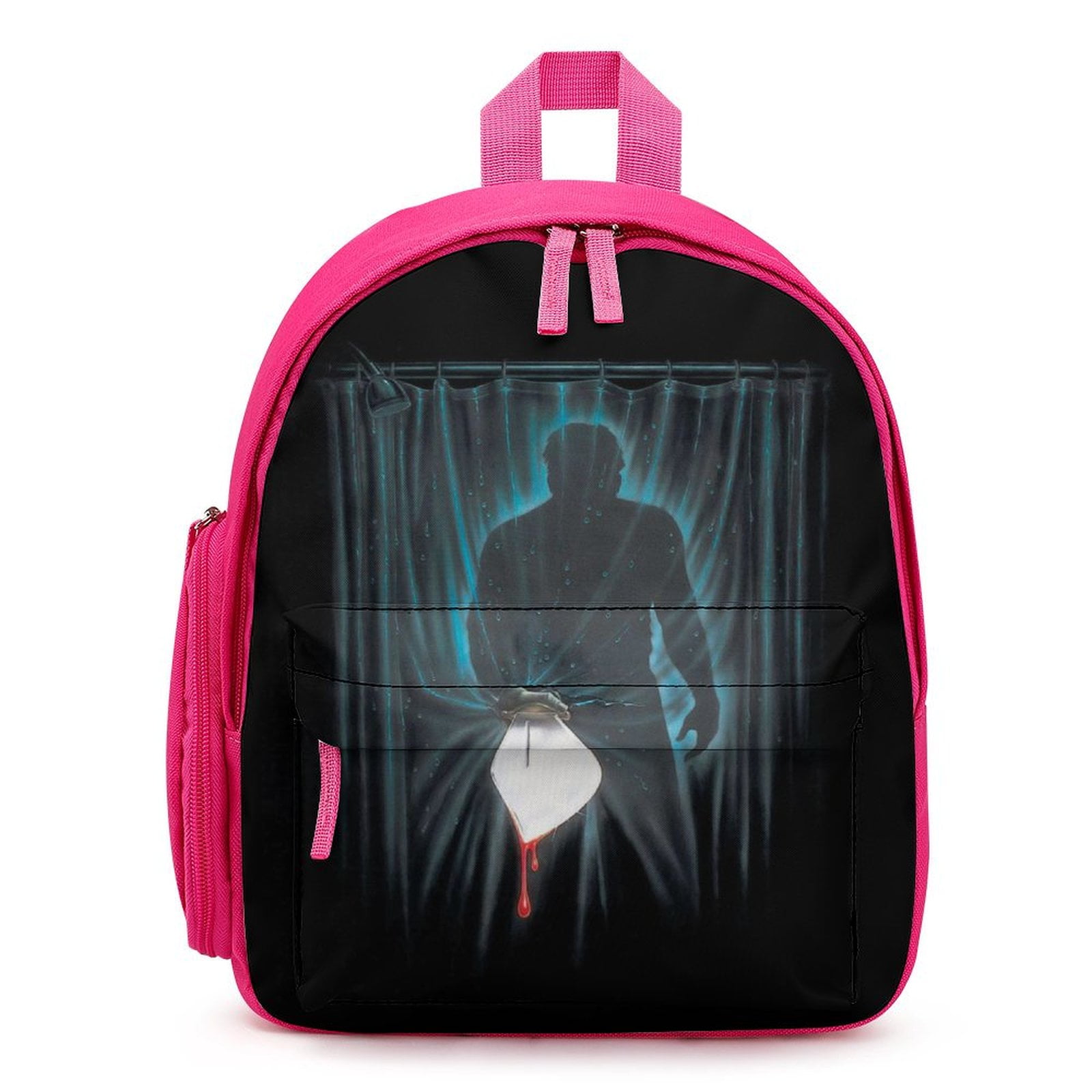 Small Backpack 12 inch Horror Movie Friday The 13th Backpack with Front ...