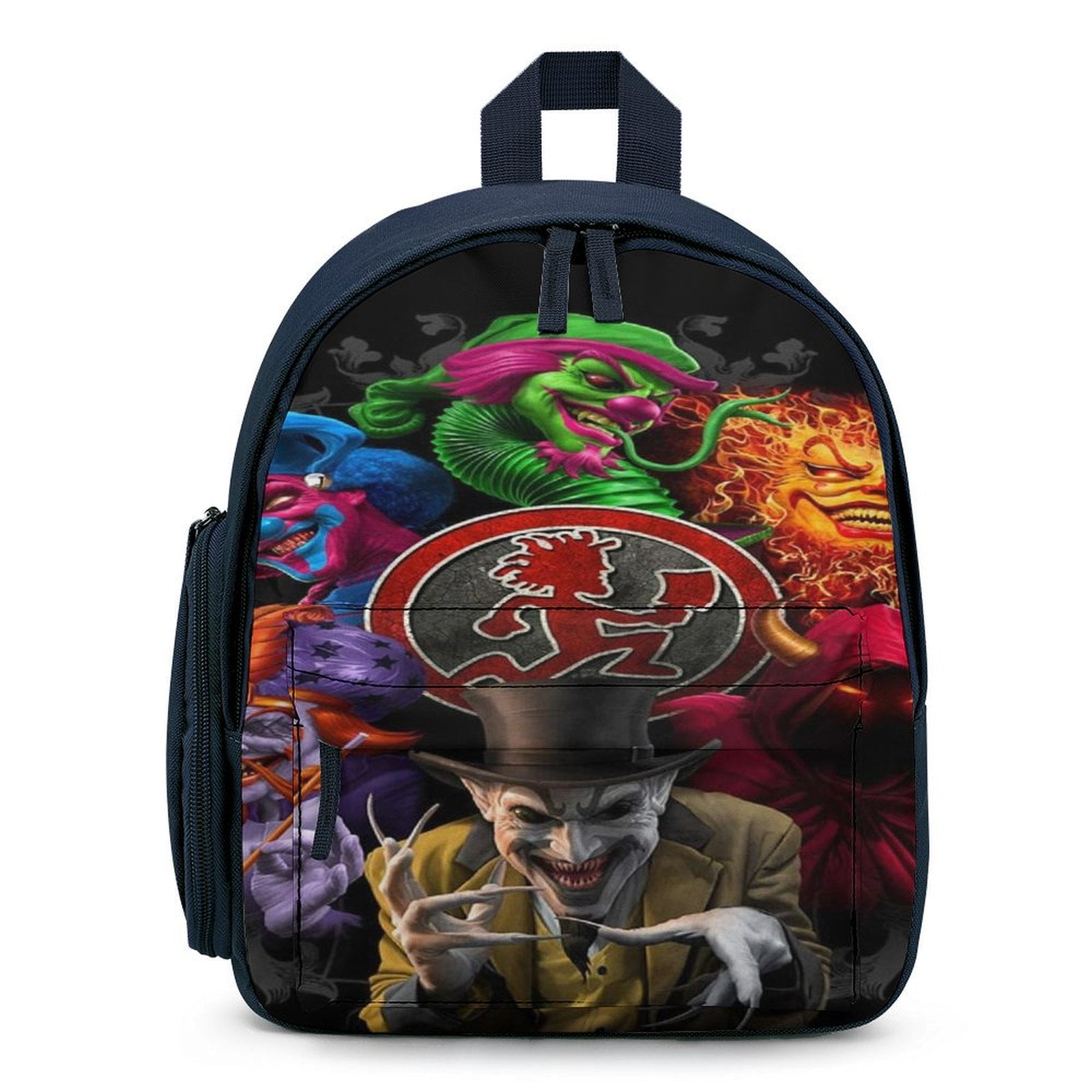Small Backpack 12 inch Insane Clown Backpack with Front Pocket Durable ...