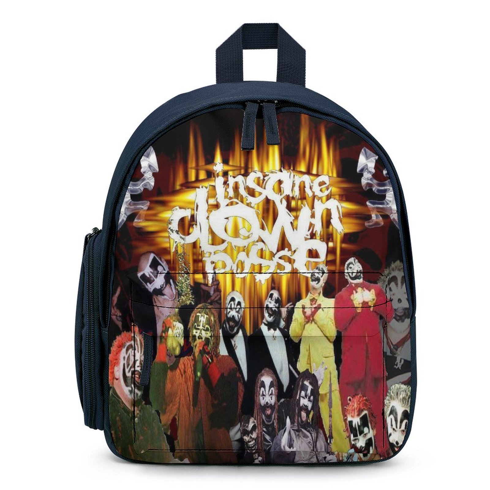 Small Backpack 12 inch Insane Clown Backpack with Front Pocket Durable ...