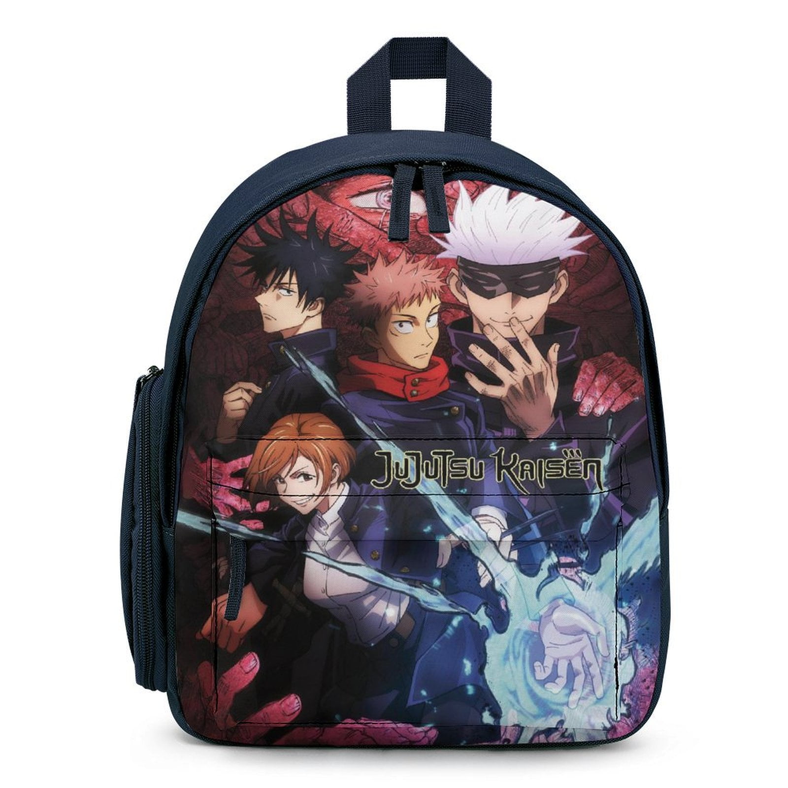 Small Backpack 12 inch Jujutsu Kaisen Backpack with Front Pocket ...