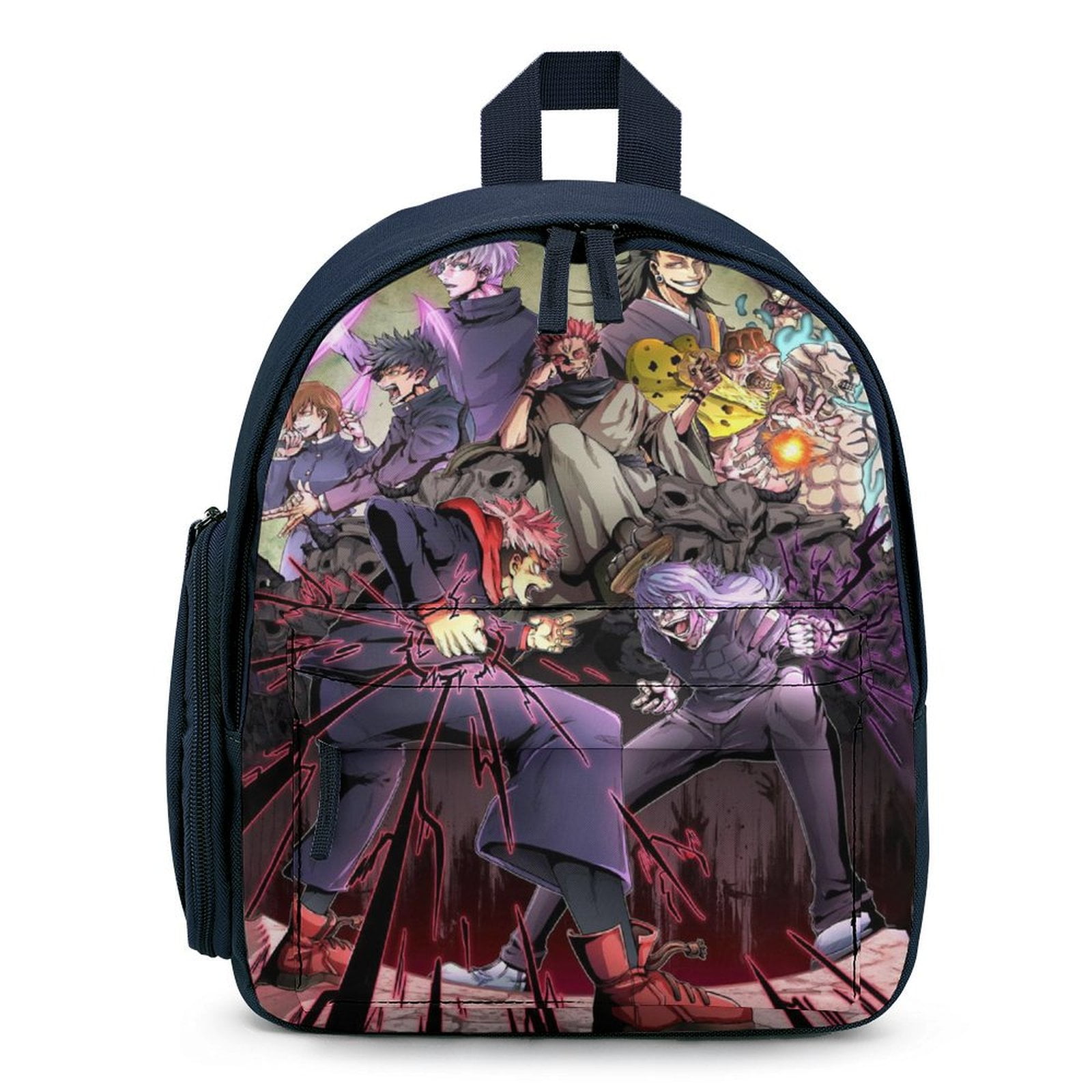 Small Backpack 12 inch Jujutsu Kaisen Backpack with Front Pocket ...